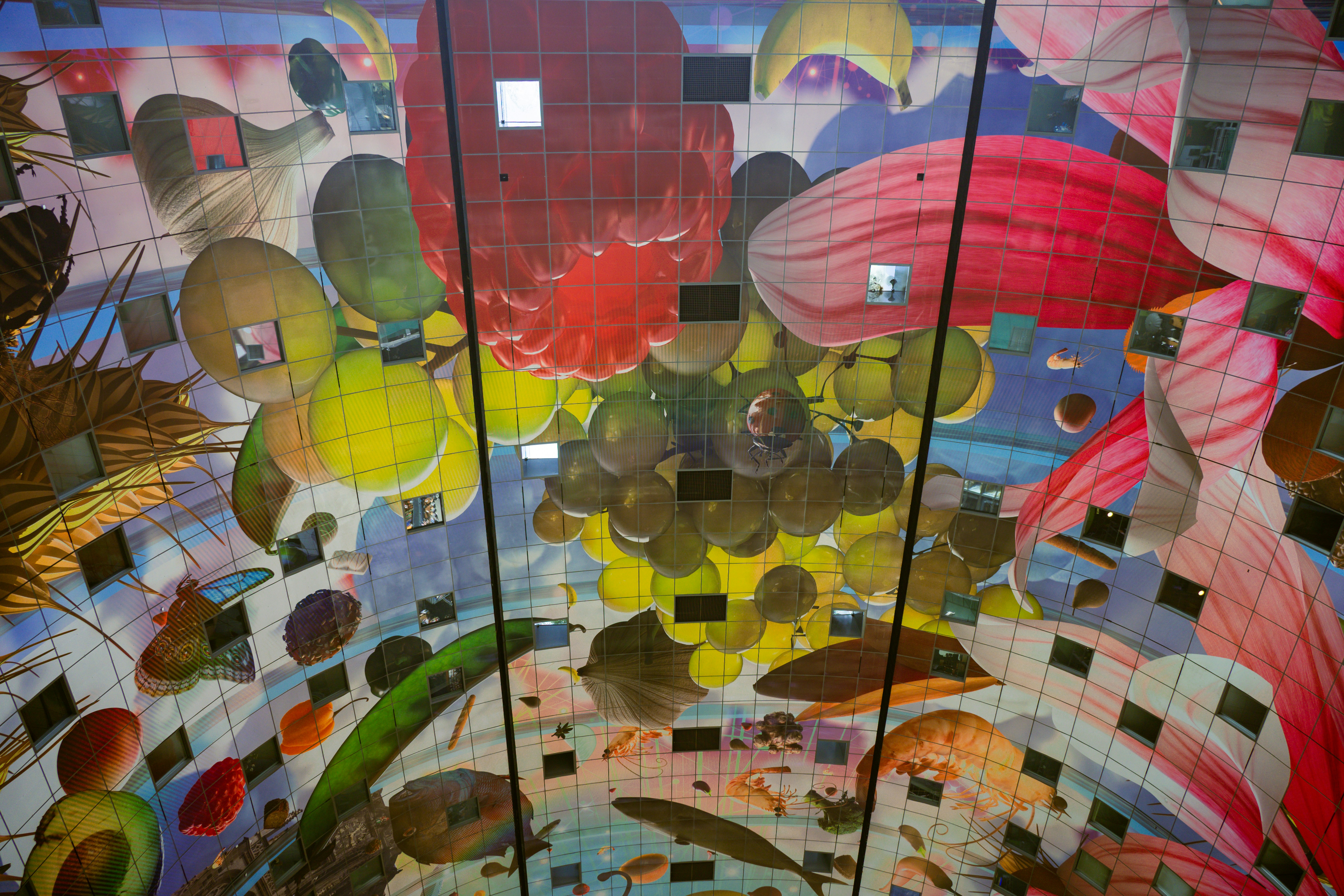 Reflections of a Sky Garden: A Ceiling of Floating Orbs and Mirrors