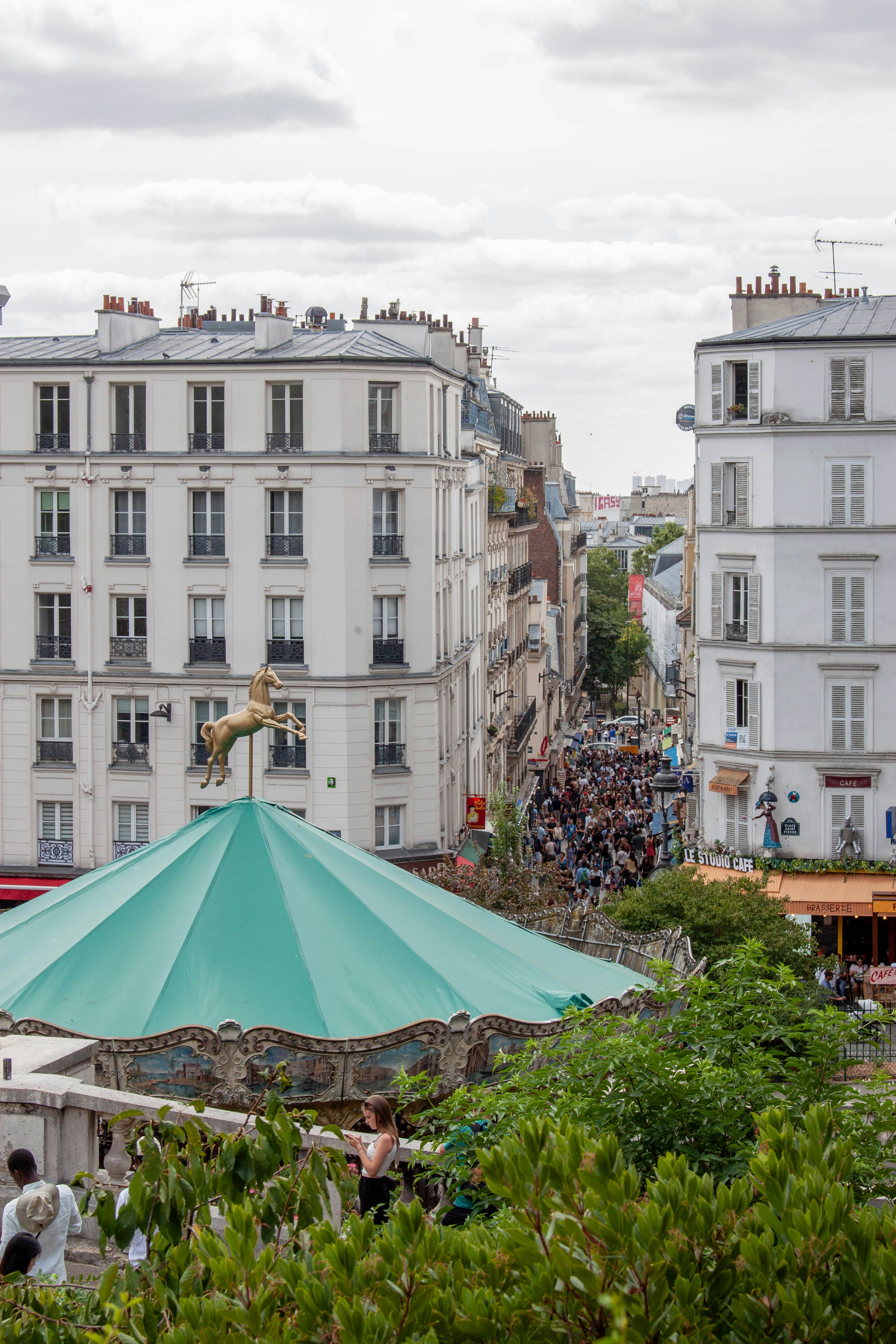 Carnival of White Facades and a City Carousel