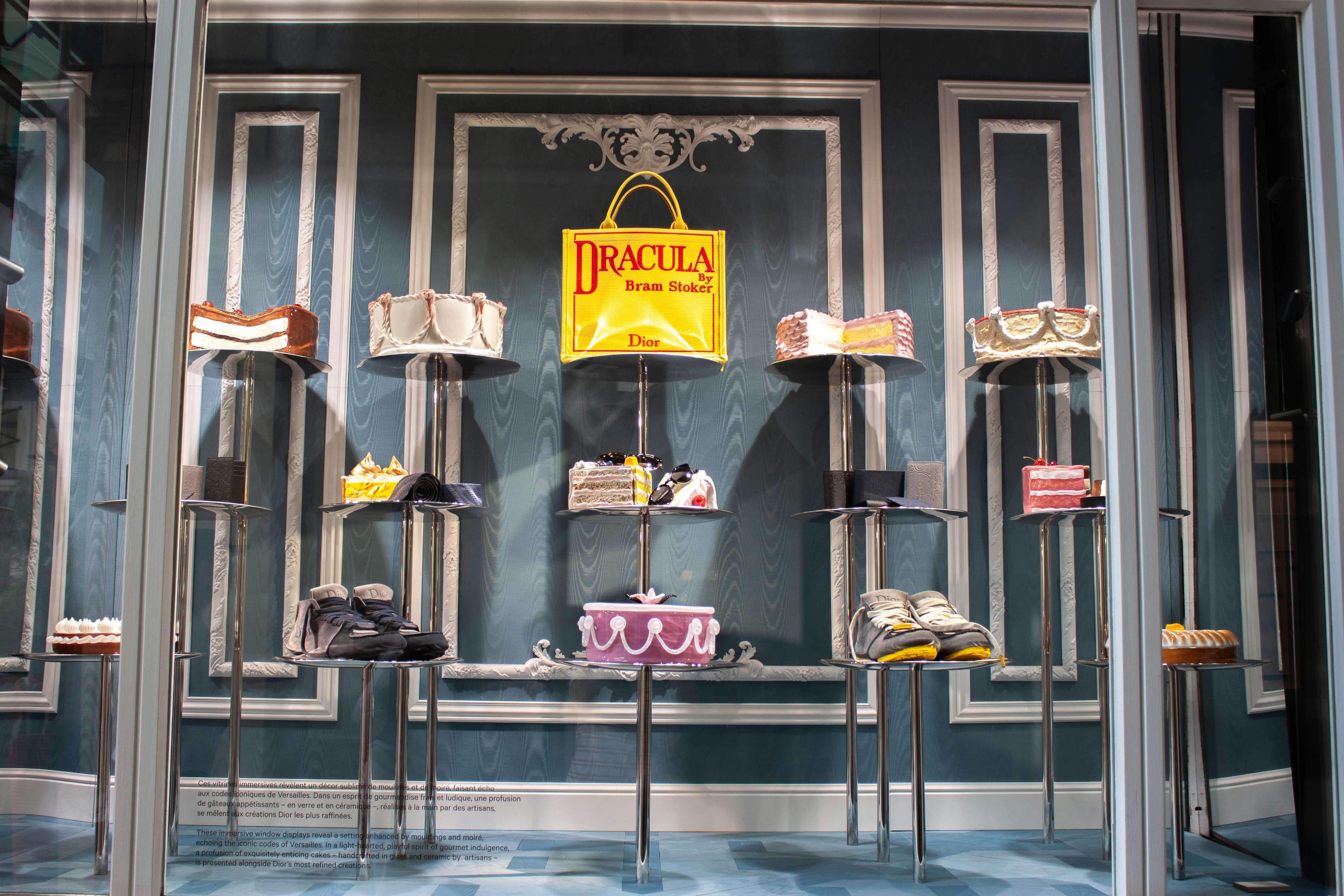 Display of Haute Couture: Shoes Floating Above a Drizzle of Frames