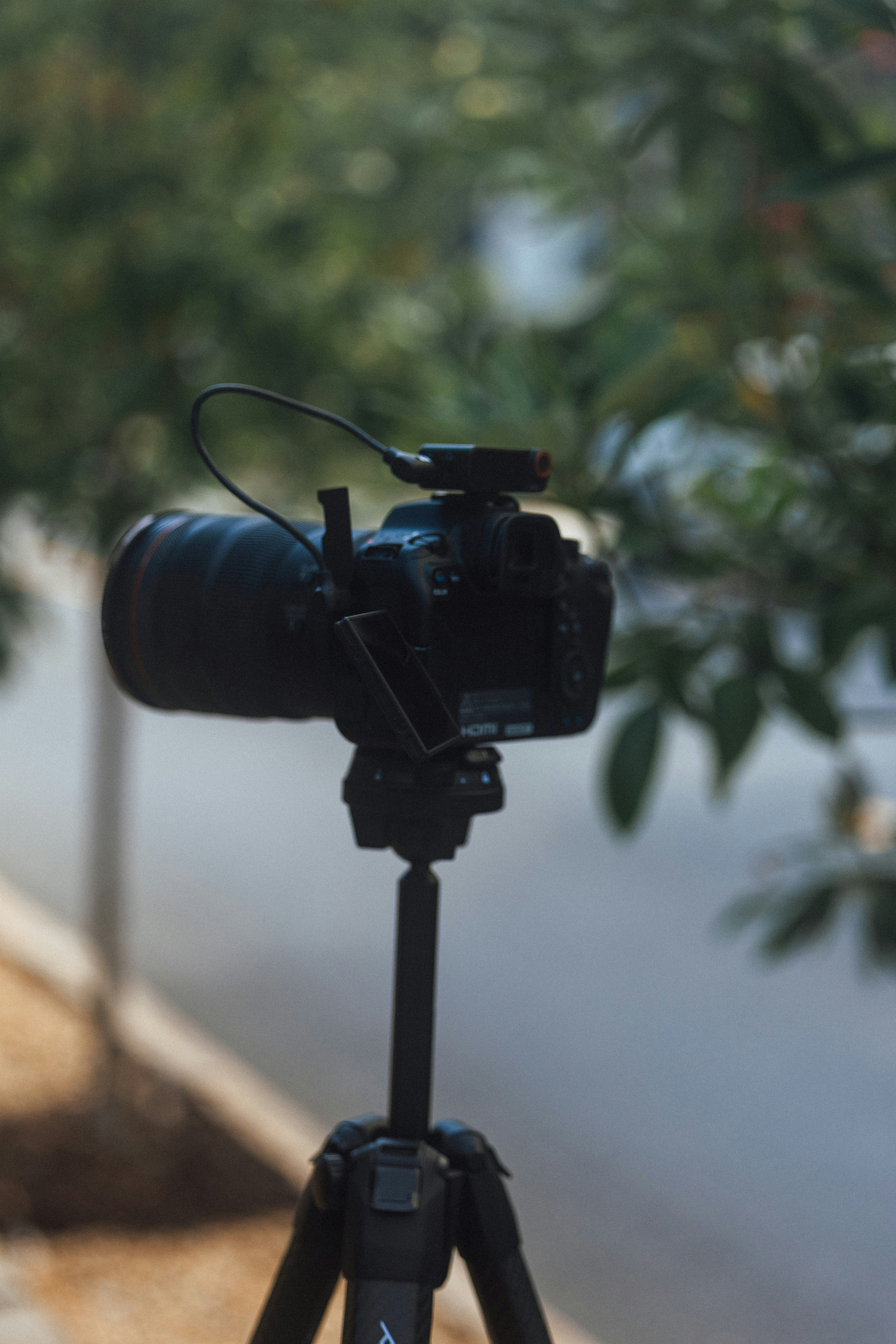 Silent Portrait: A Close‑up of a Studio Camera on a Tripod