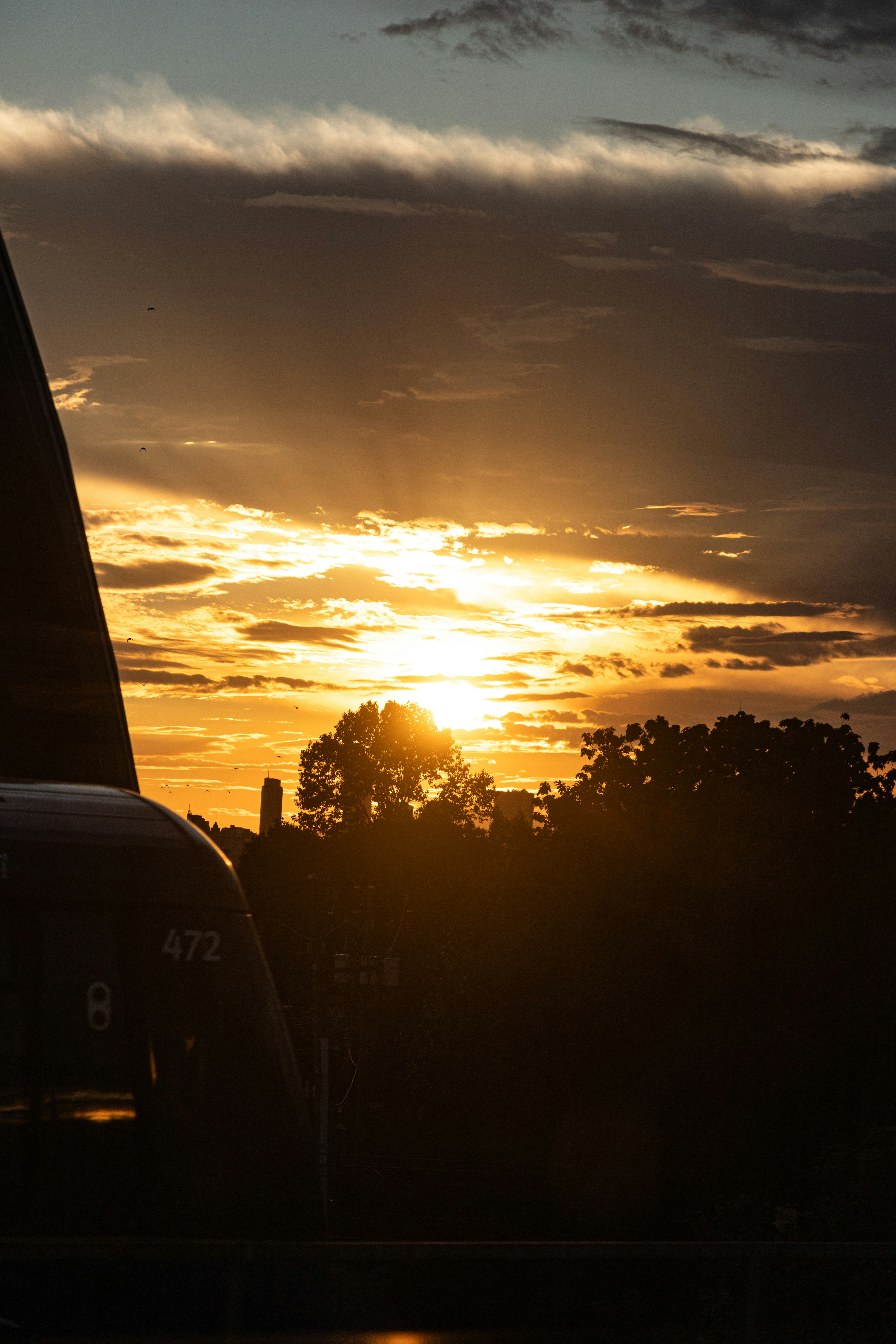 Sunset Over a Darkened Helipad Outlook