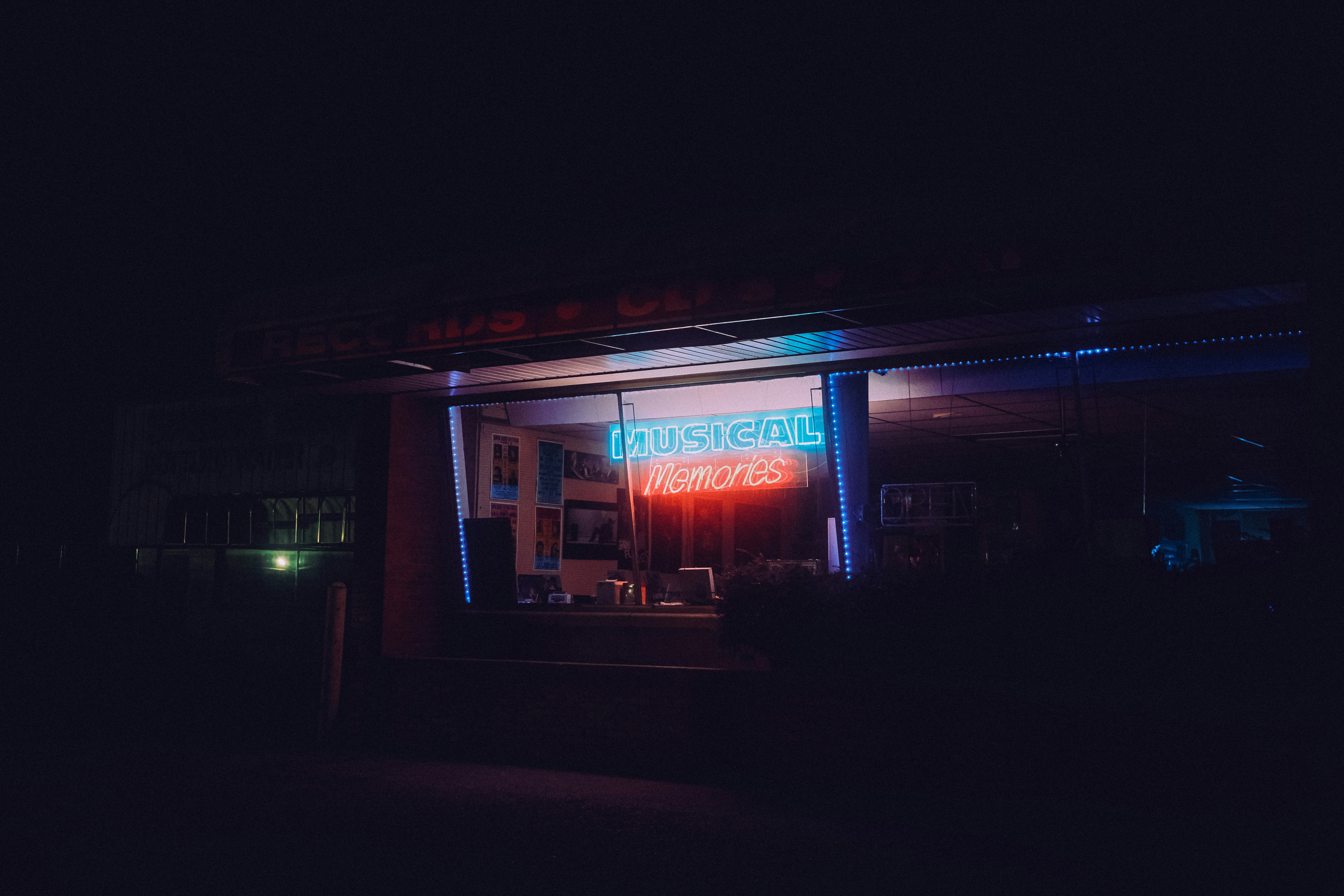 Neon Night at the Music Memories Theater