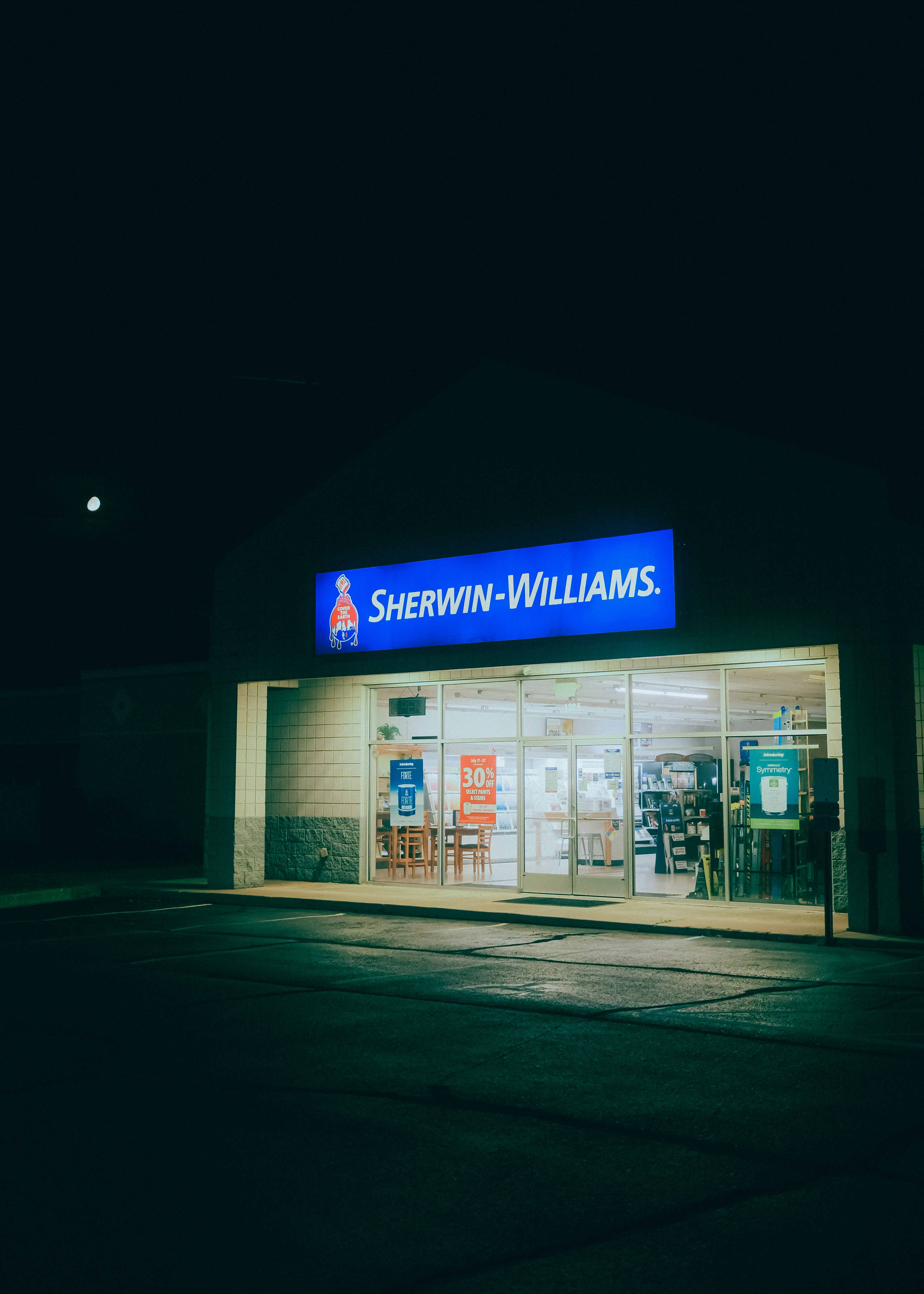 Neon Glow Over the Corner Store