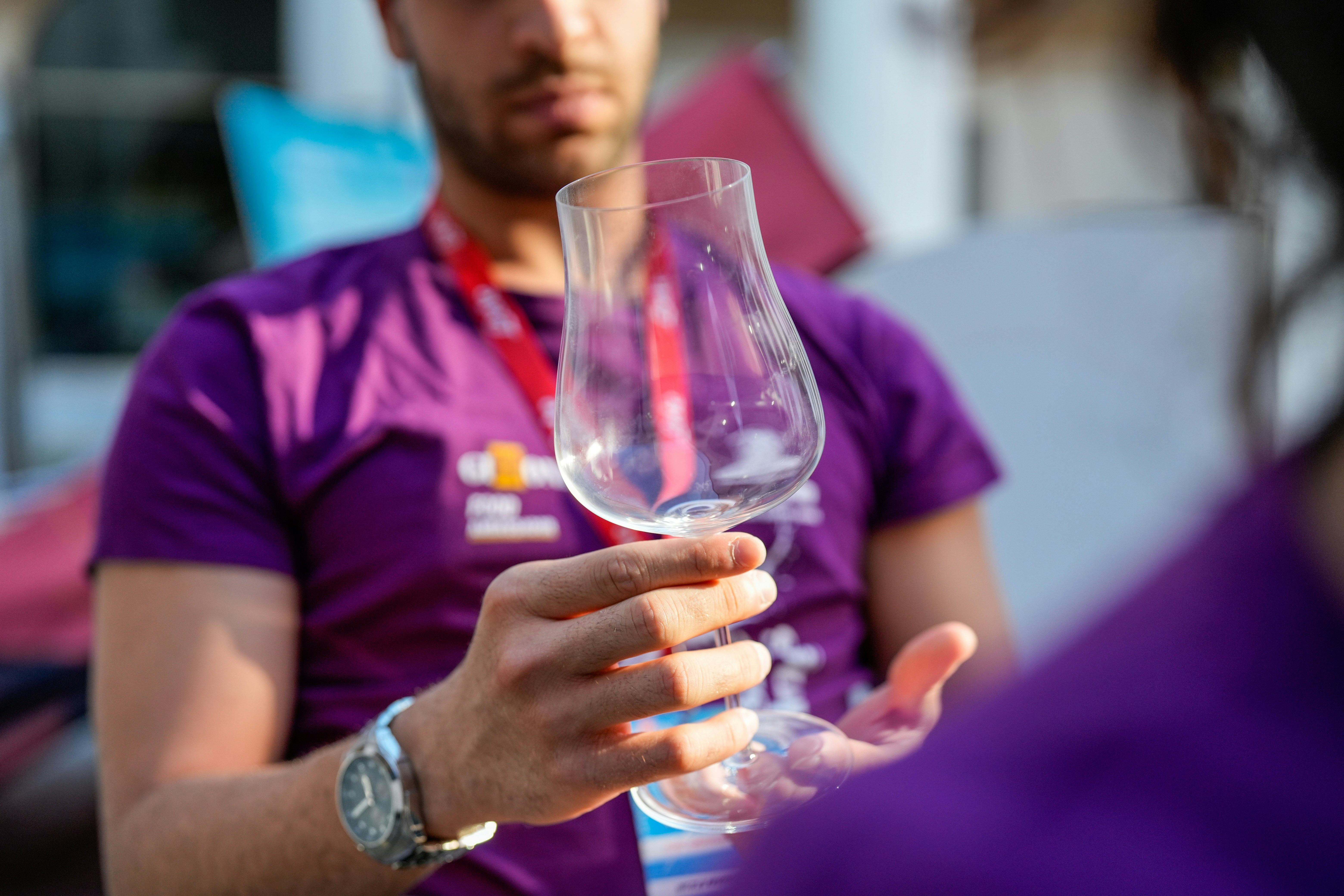 Crystal Clarity: A Toast with the Glass in Focus