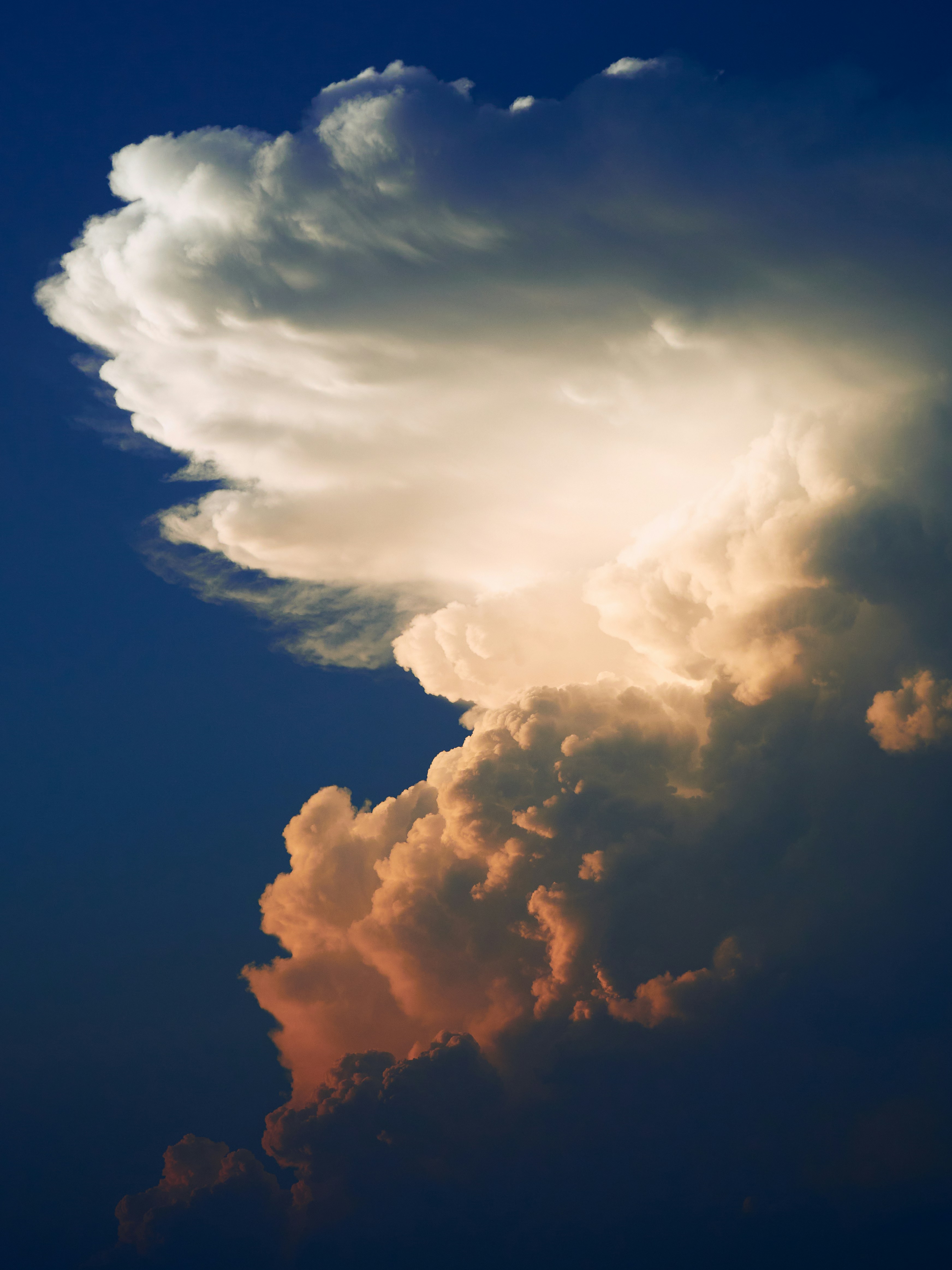 Igniting Cloud Column: A Quiet Burst of Light