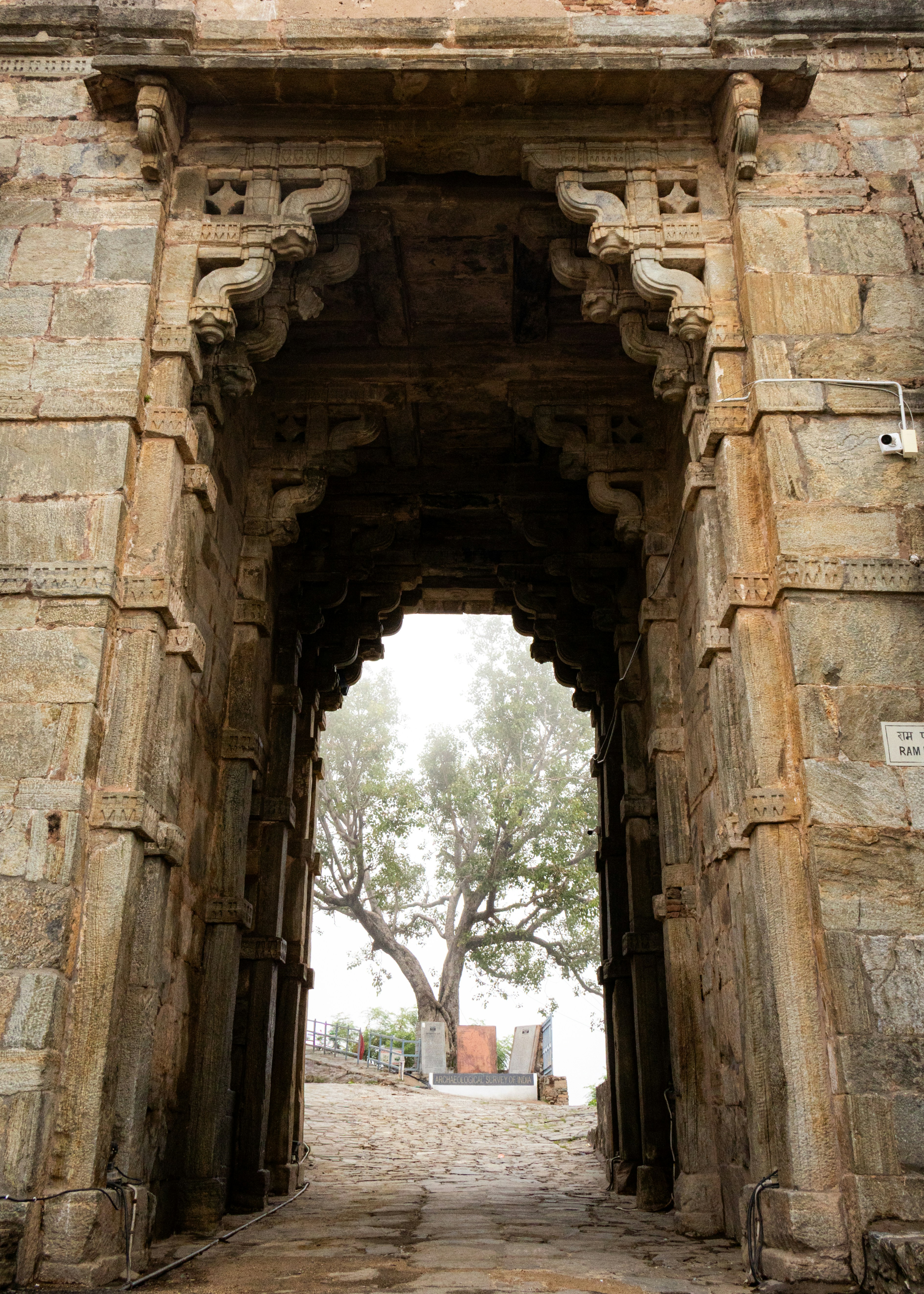 Stone Archway to a Quiet Garden