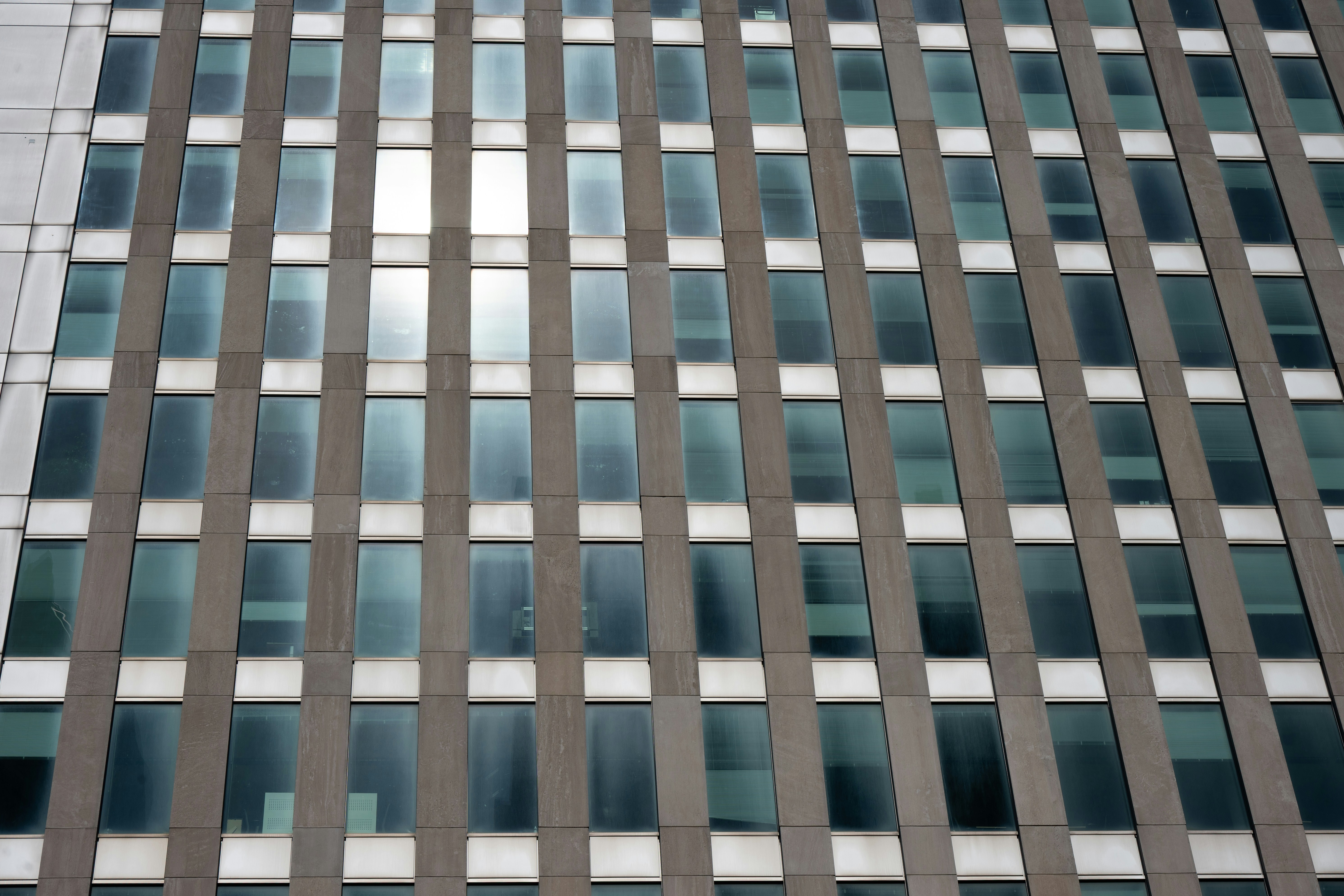 Gridline Facade: Repeating Vertical Rhythm Across Glass and Concrete