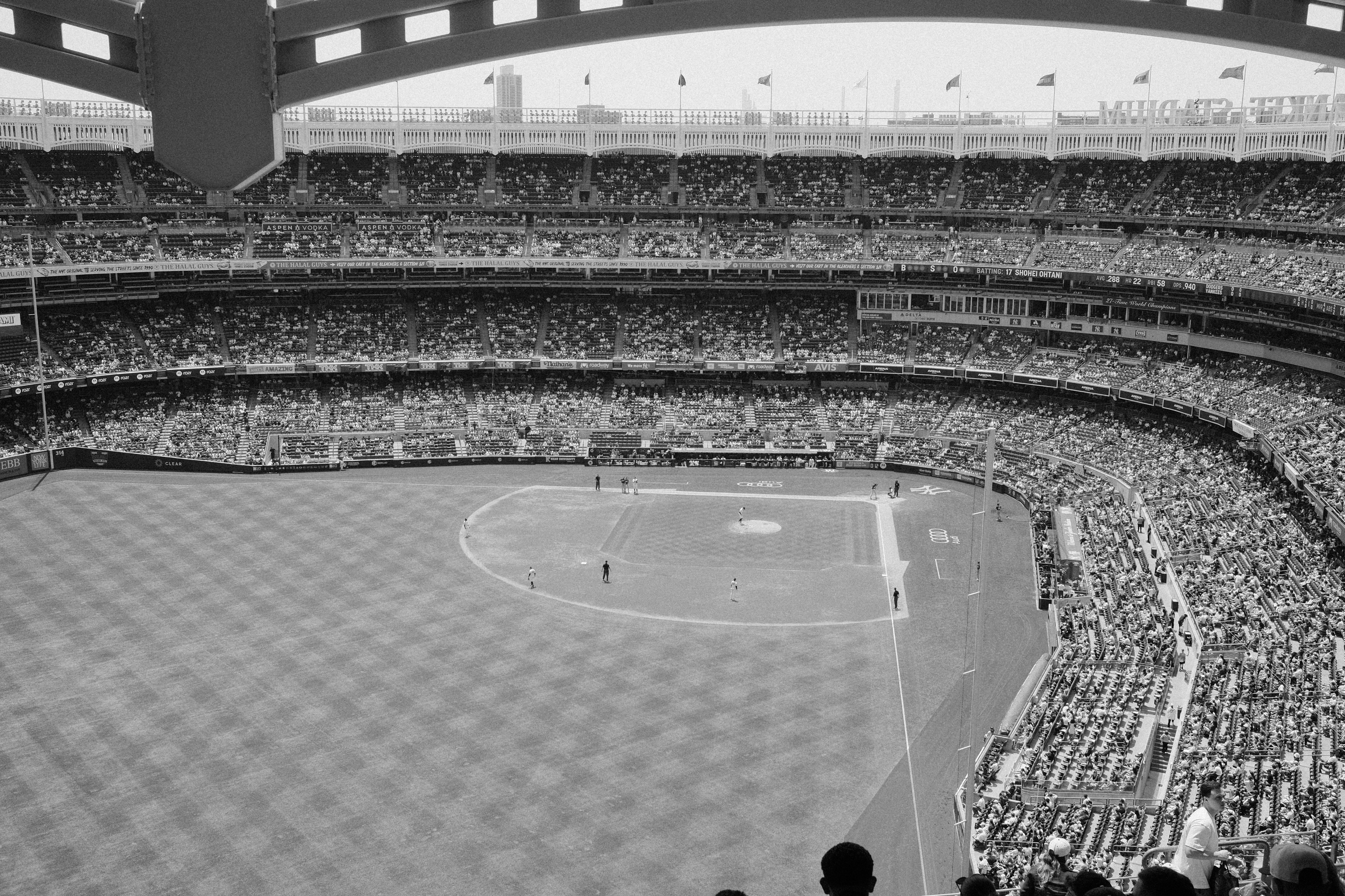 Under the Roof: A Quiet Moment at the Grand Stadium