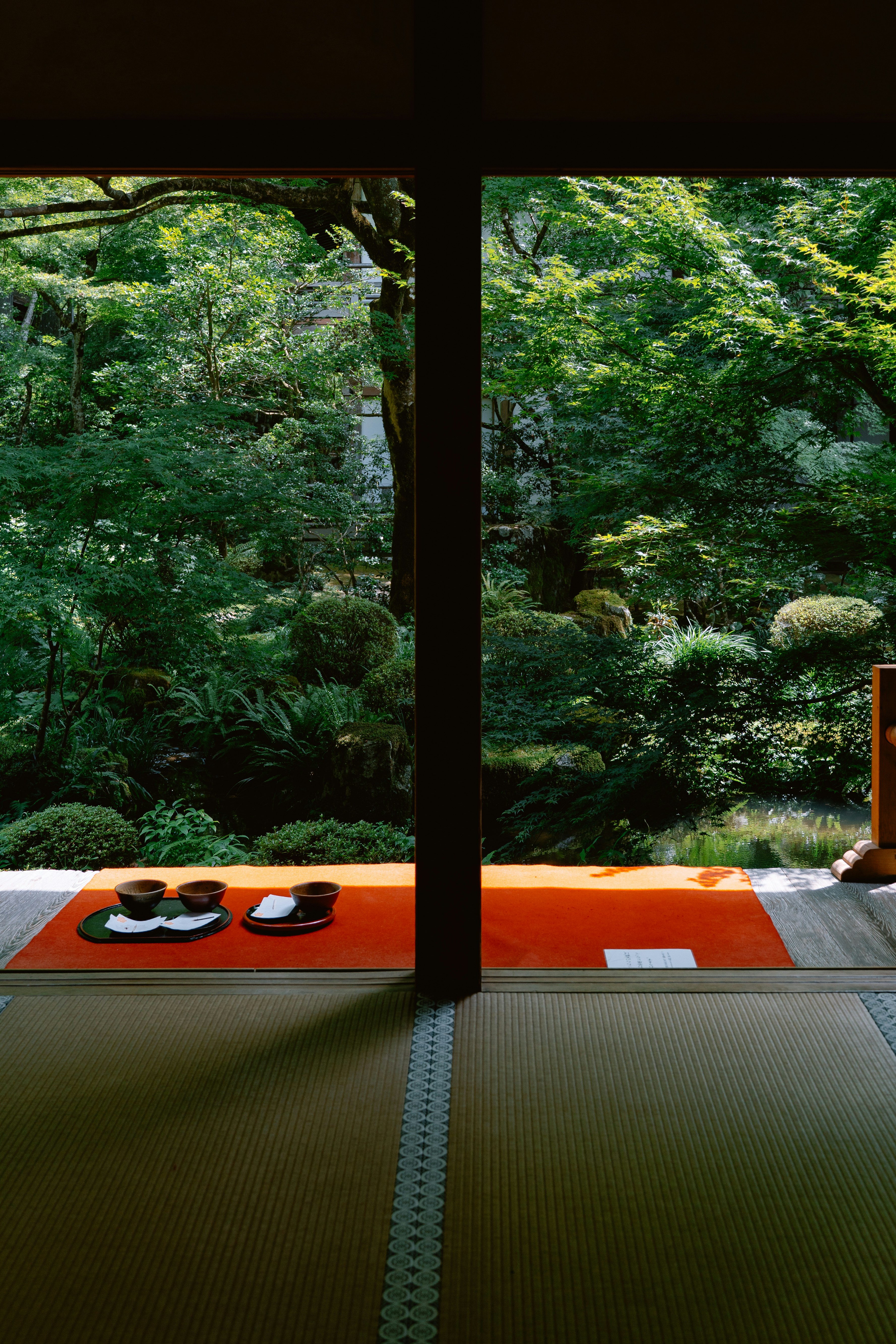 Temple Threshold: A Zen Garden Framed by Shoji and Outdoors