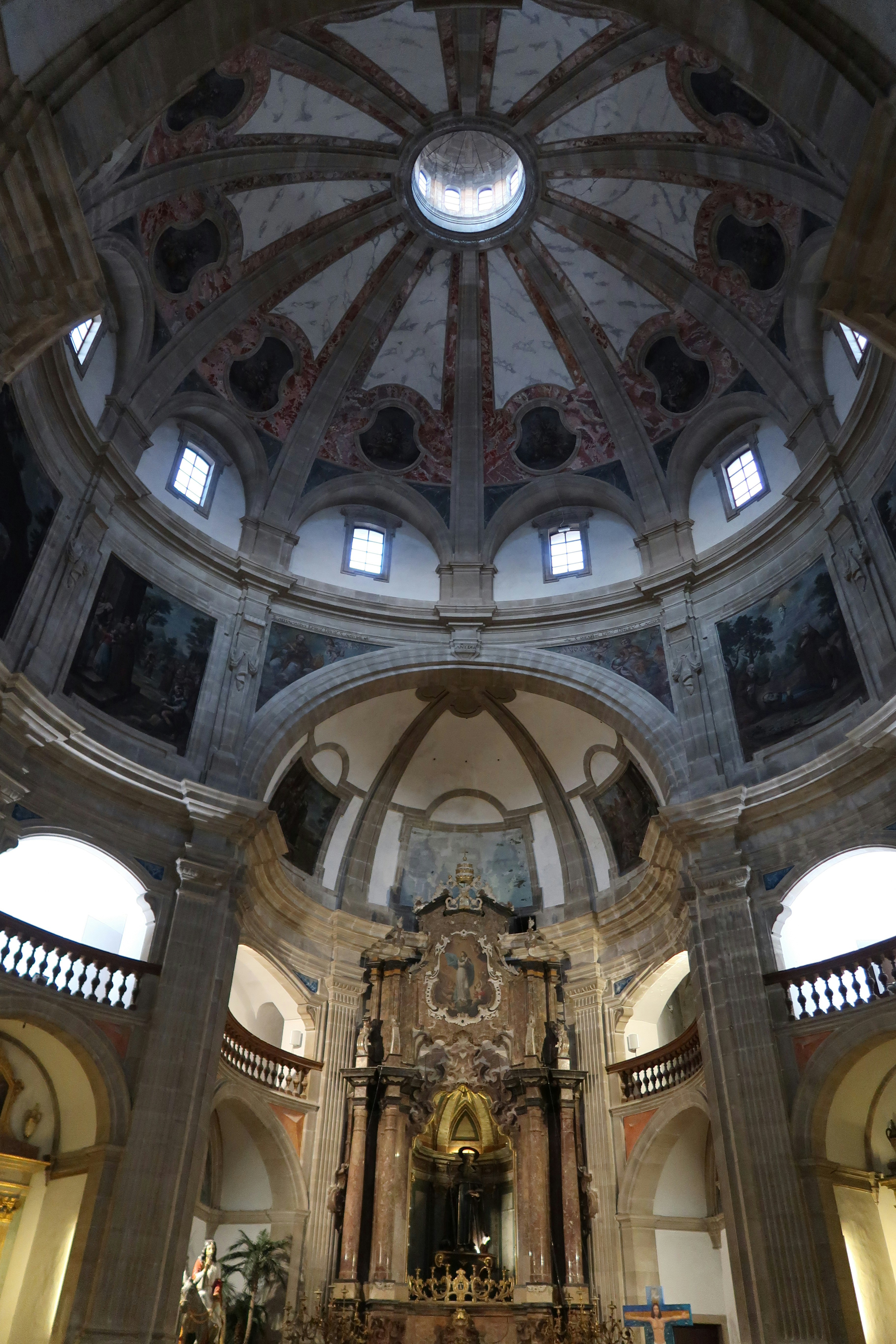 Vaulted Domed Sanctuary: An Architectural Interior of Light and Ornament