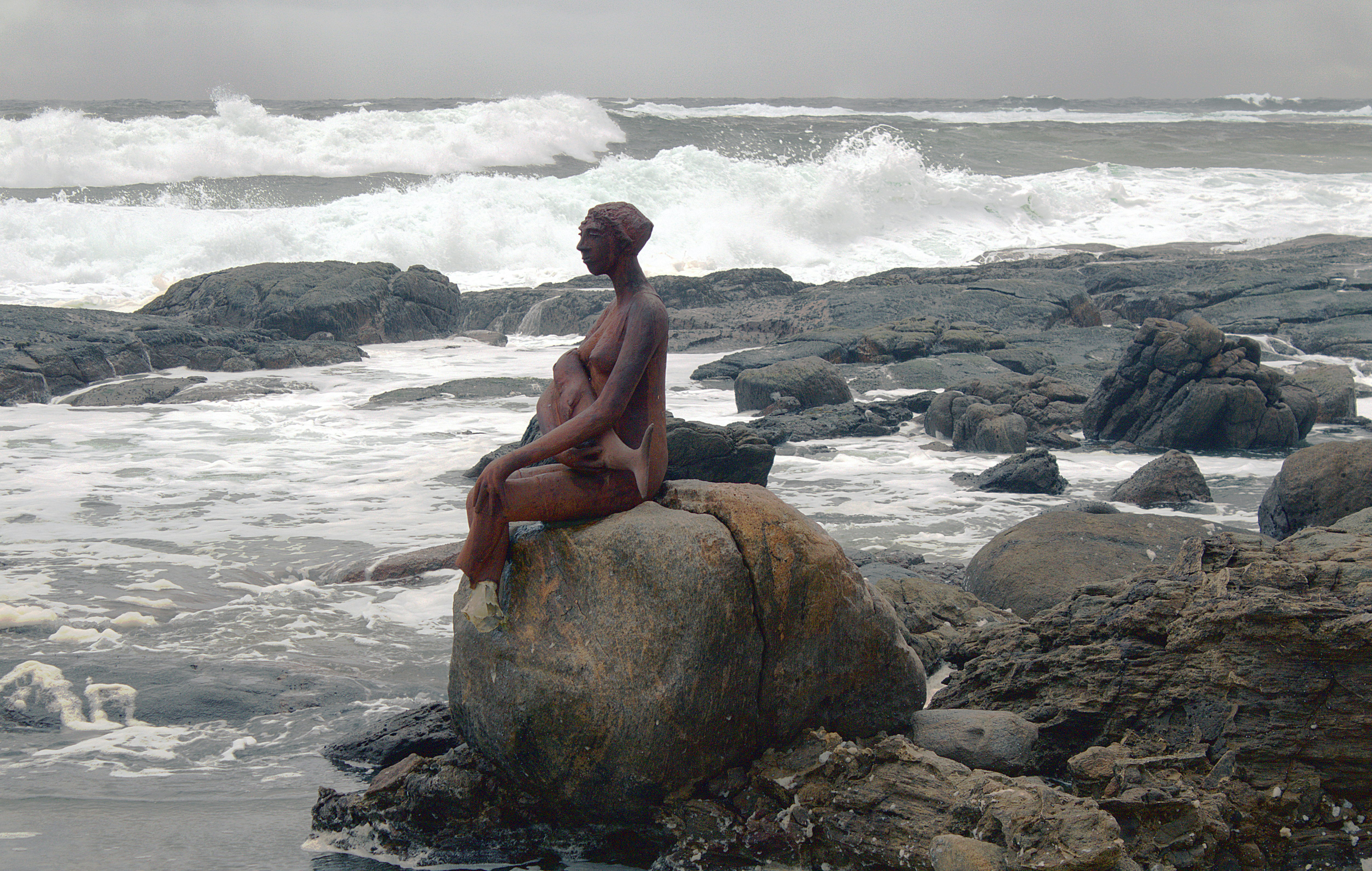 Sole Figure on the Sea-Robed Bolder