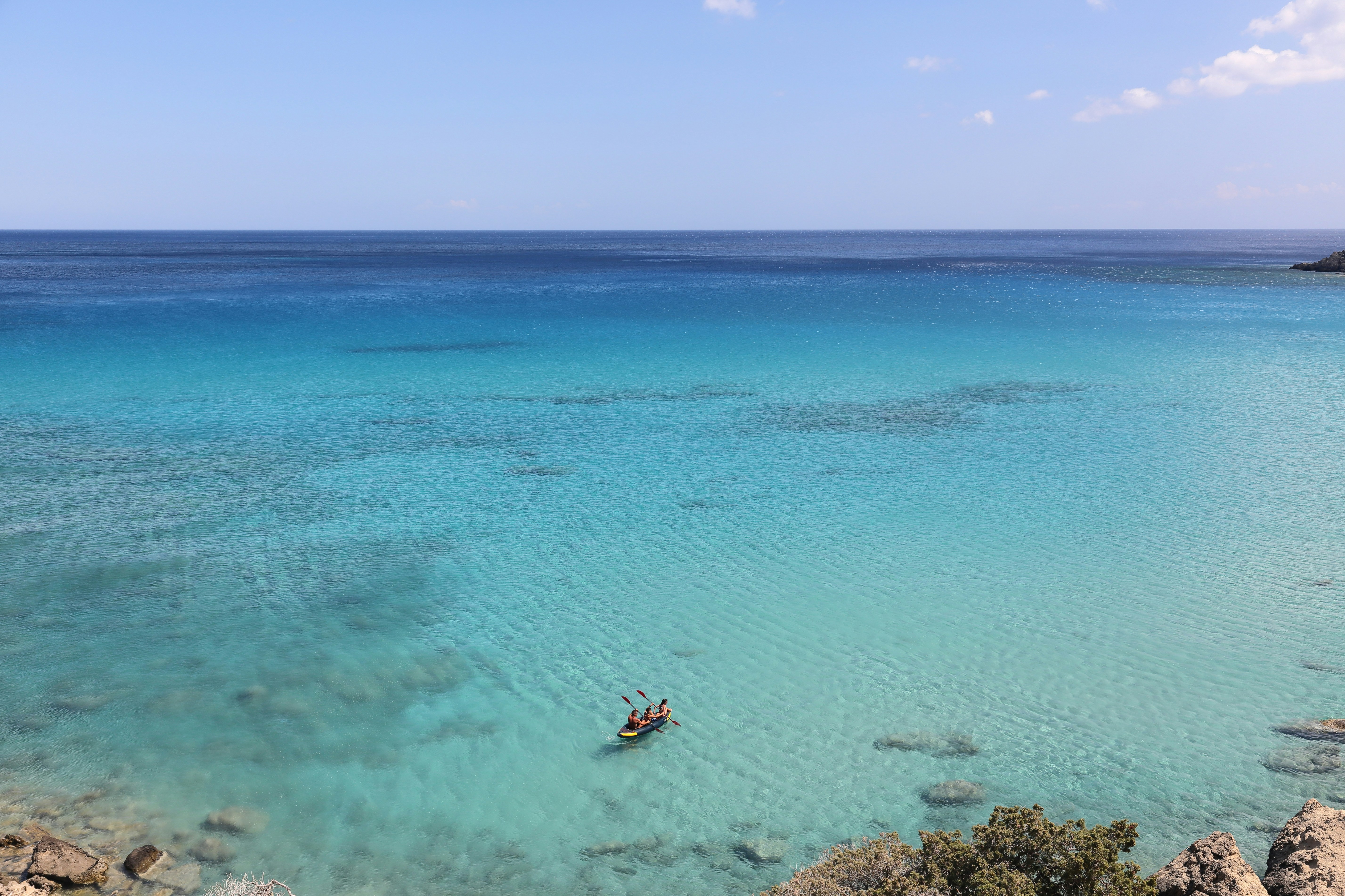 A Quiet Speck in Turquoise Waters