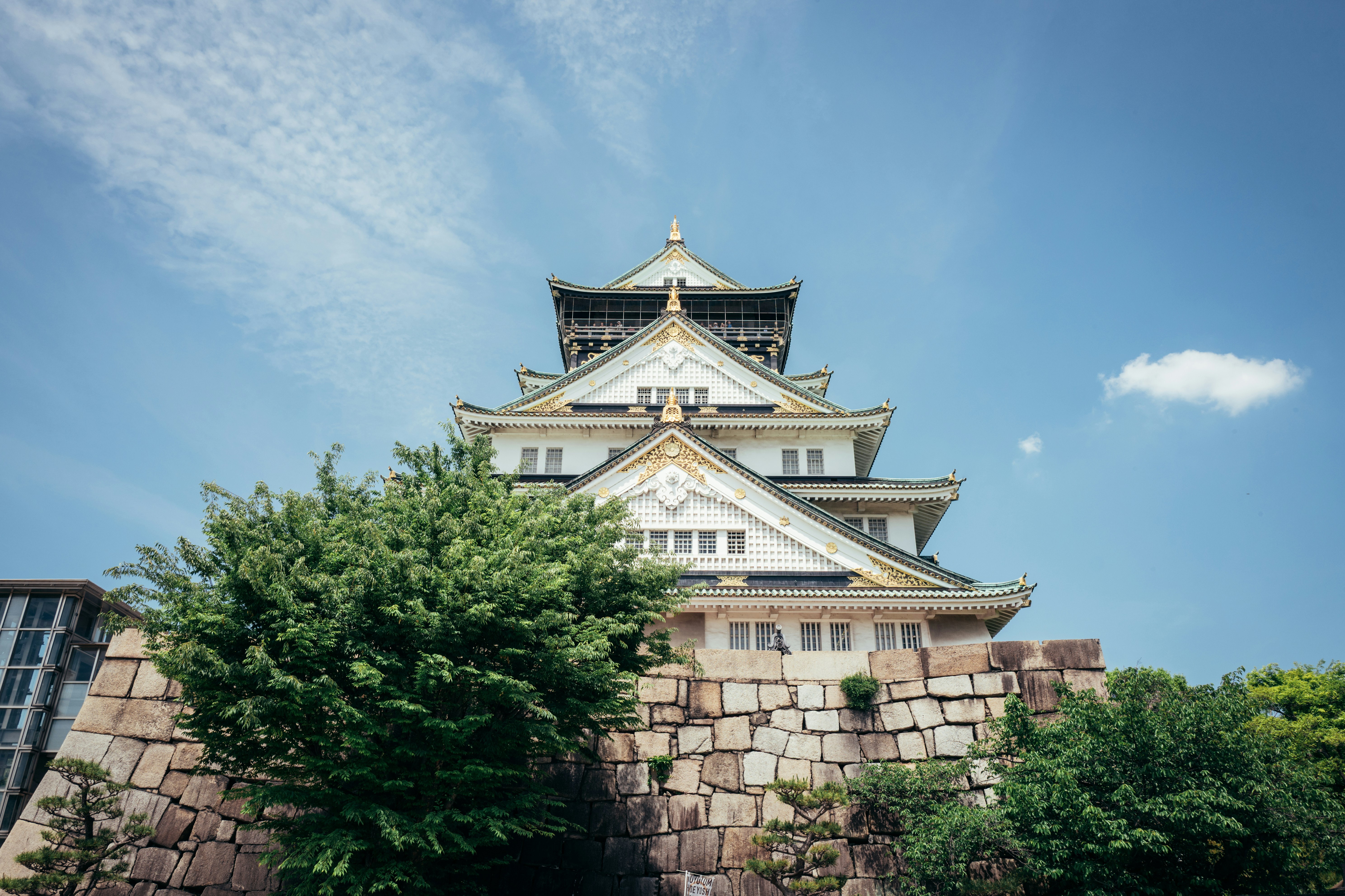 Castle on the Stone Watch against a Clear Sky