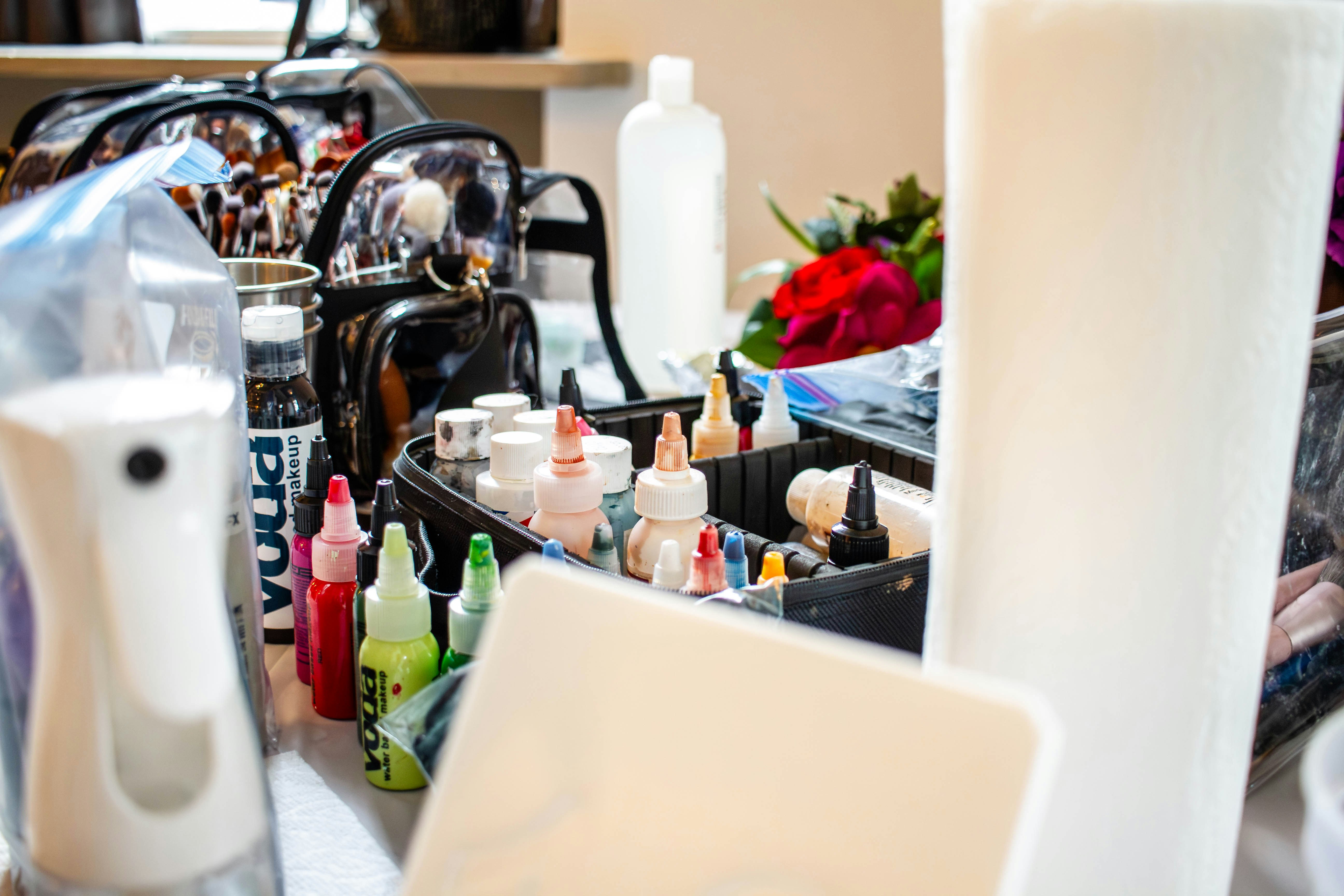 Palette of Precision: A Studio Makeup Setup in Focus