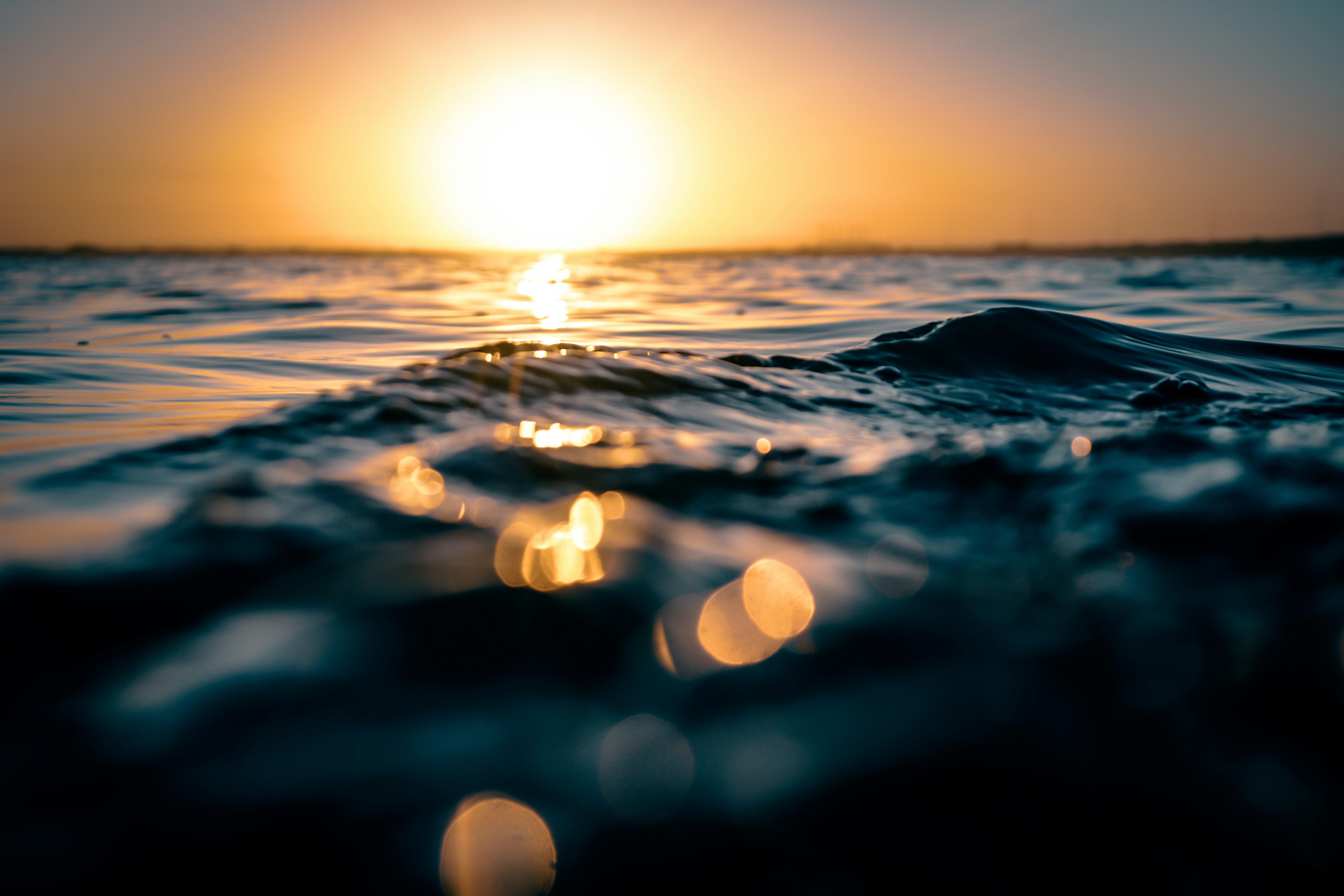 Sunlit Horizon Drift: A Quiet Moment Between Wavelets and Light