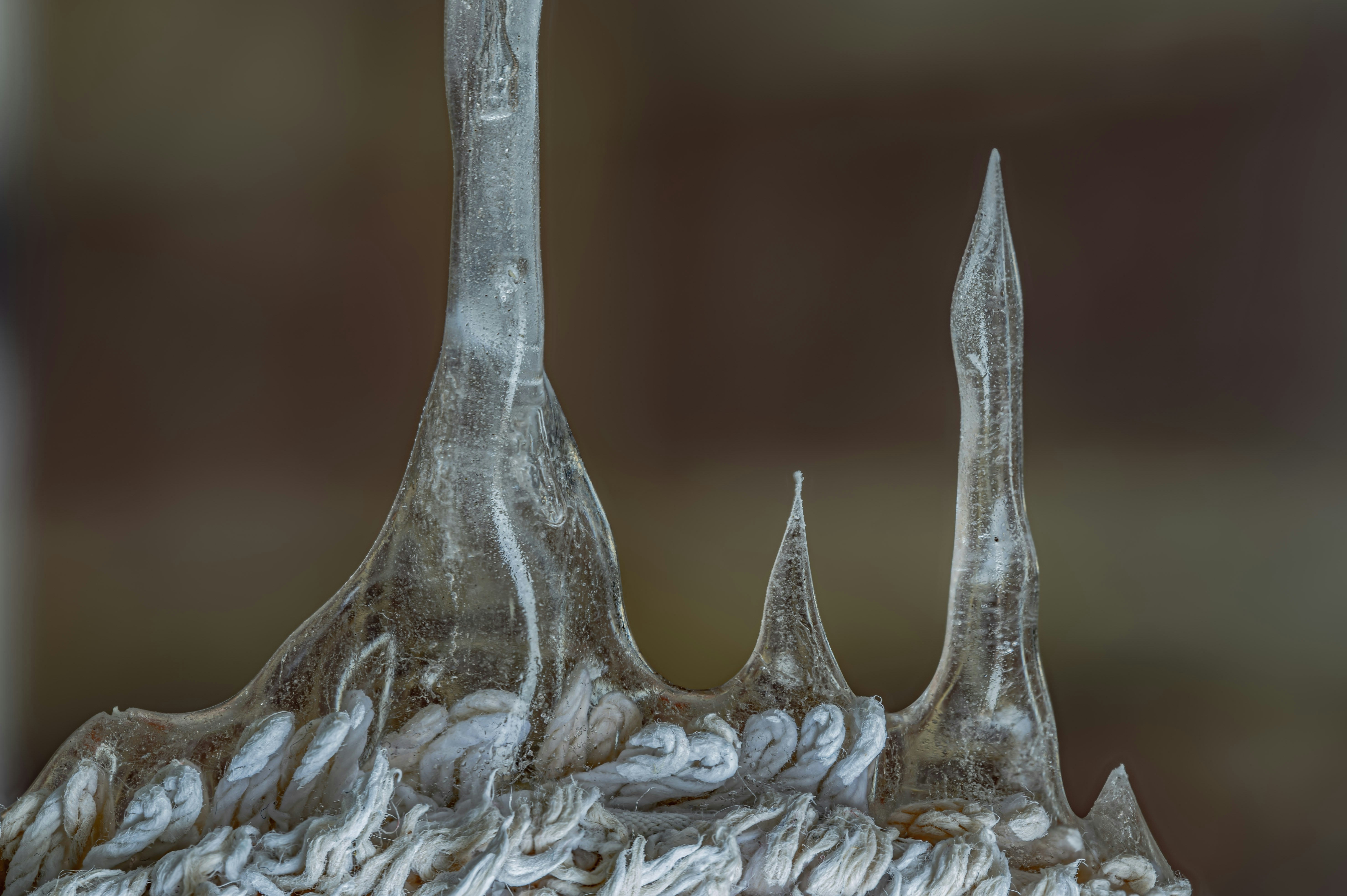 Ivory Spires: Frosted Icicle Landscape