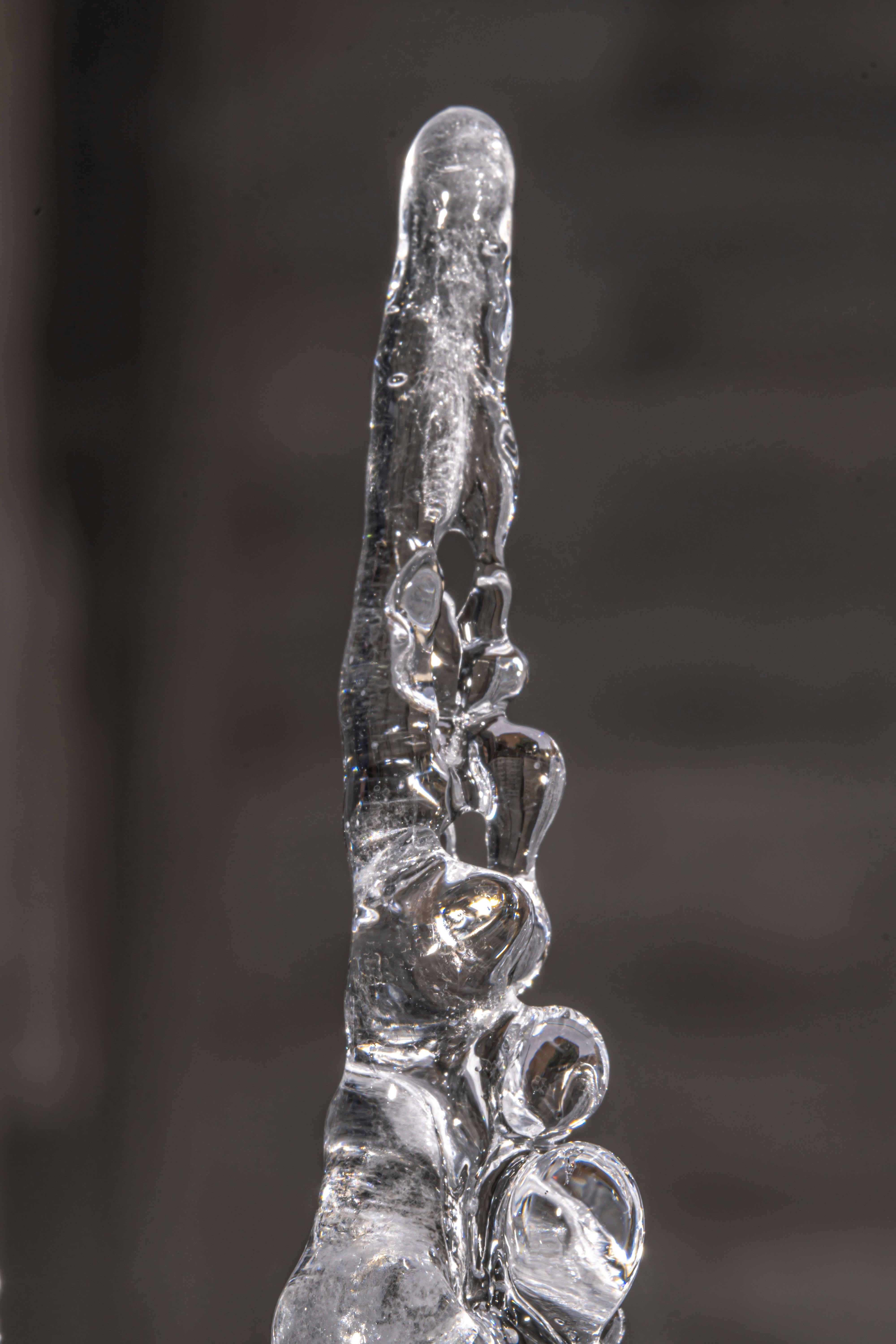 Icy Sentinel: A Crystal Finger Rising from Silence