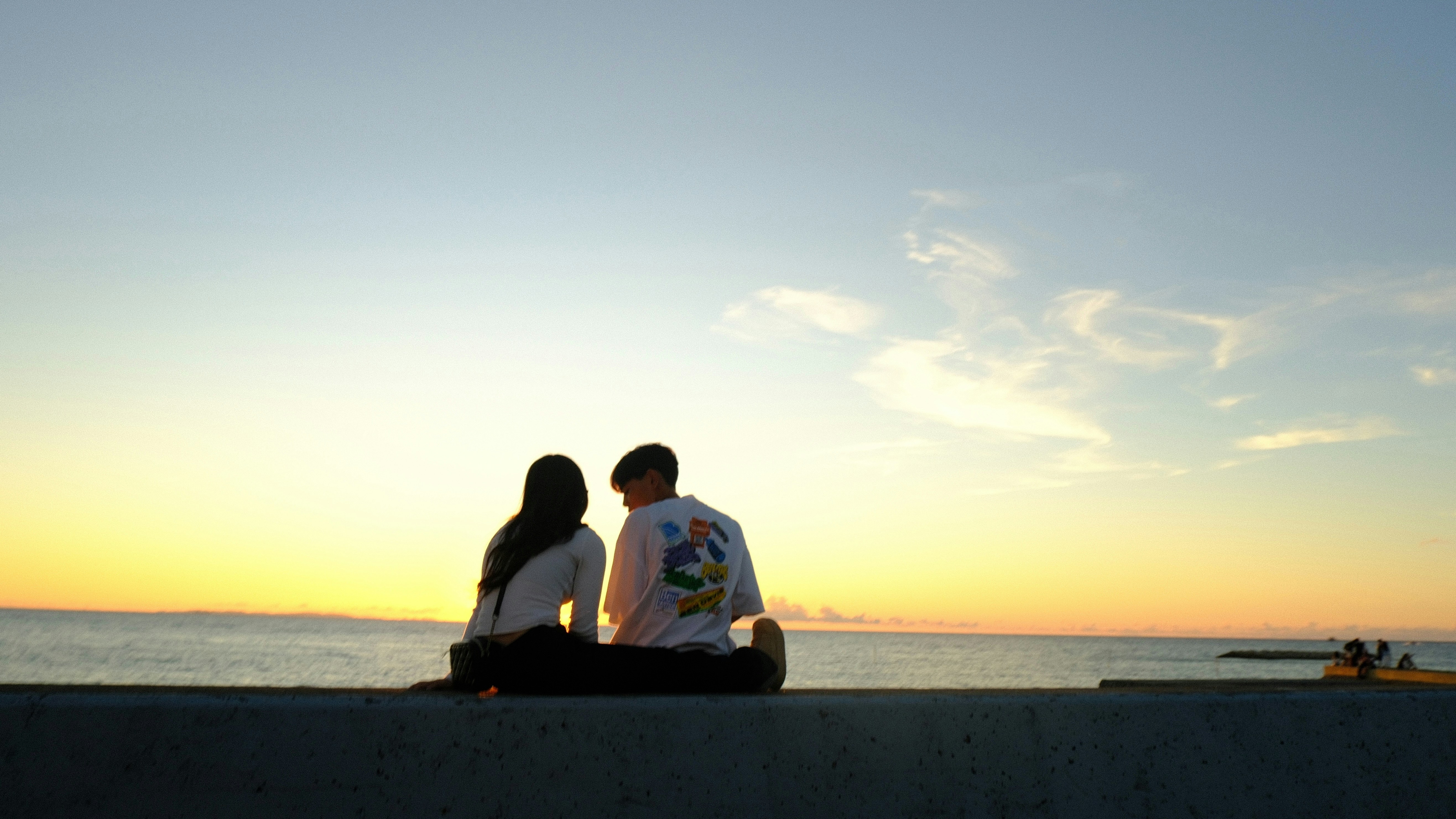 Sunset Confidants by the Sea