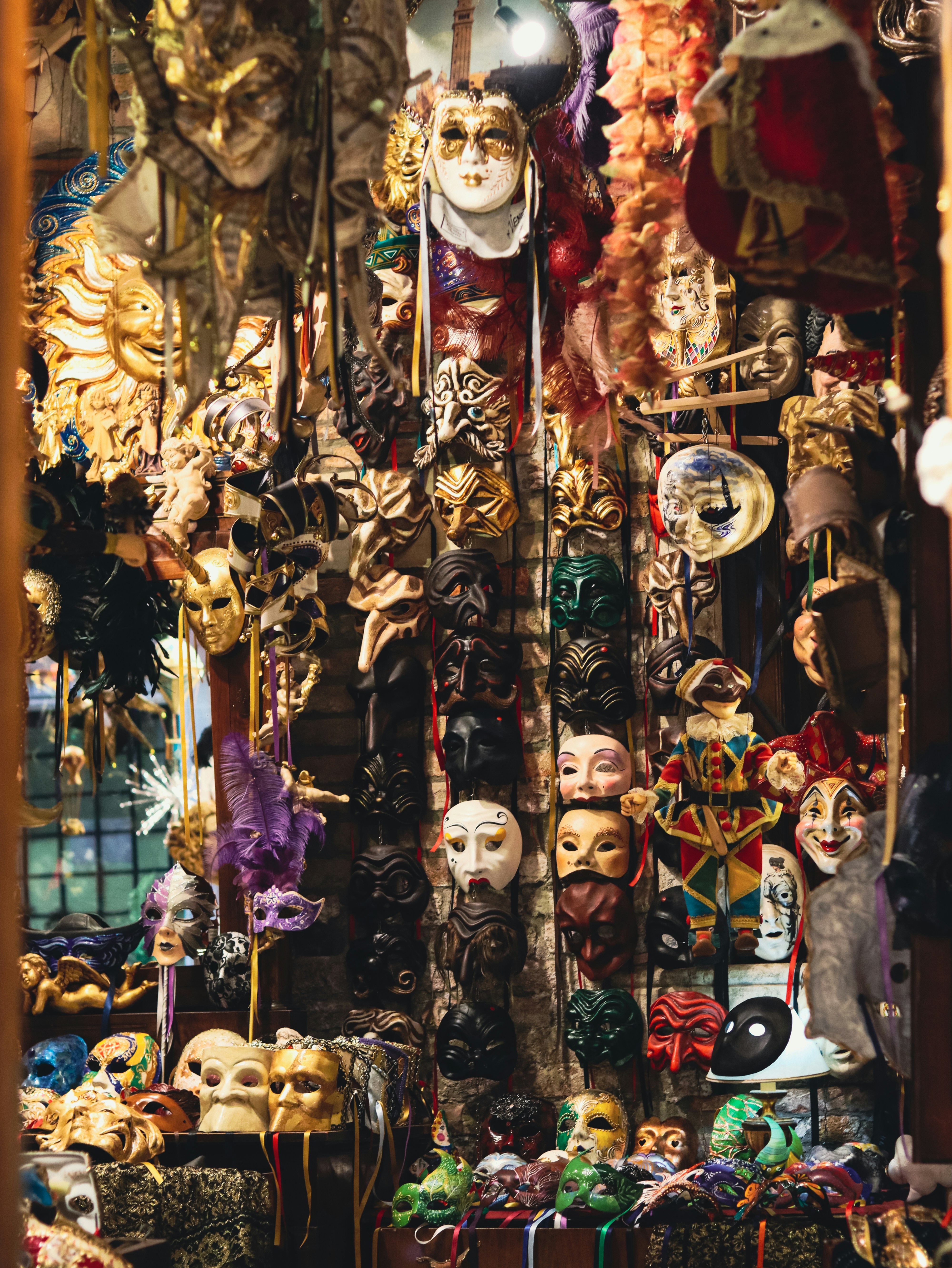 Mask Parade in a Velvet Bazaar