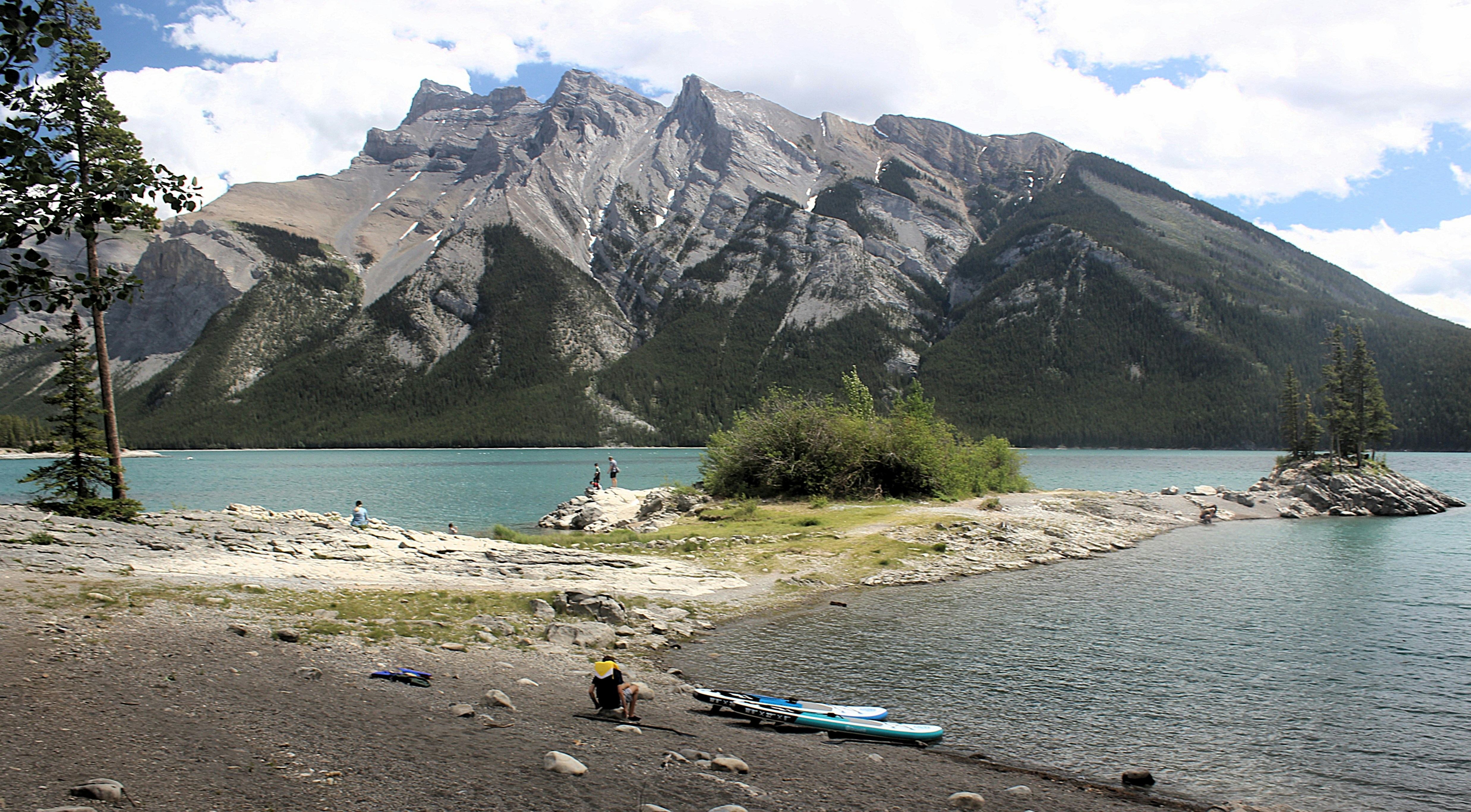 Emerald Lake at the Foot of Stony Peaks