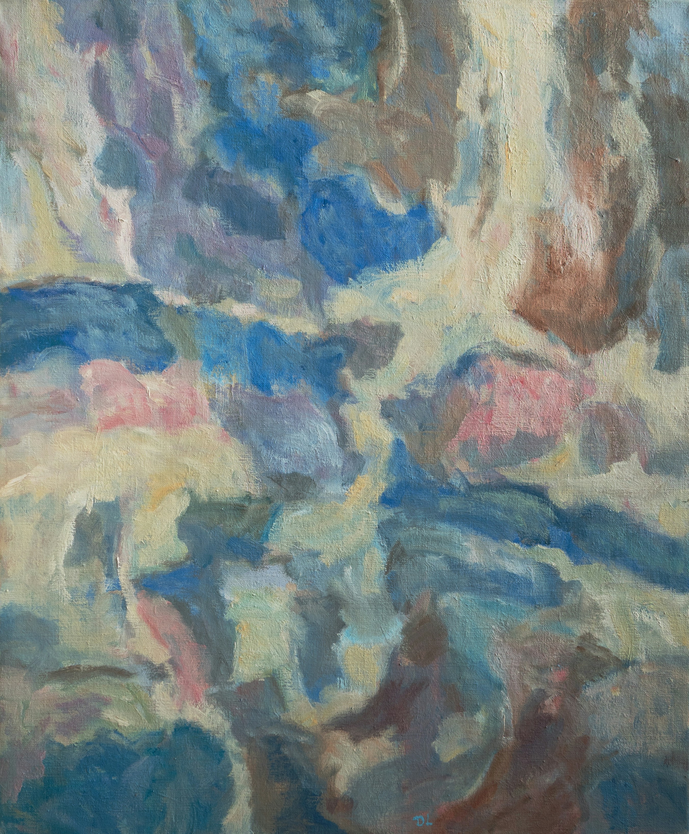 Vivid Currents: Echoes of Color in an Abstract Seascape