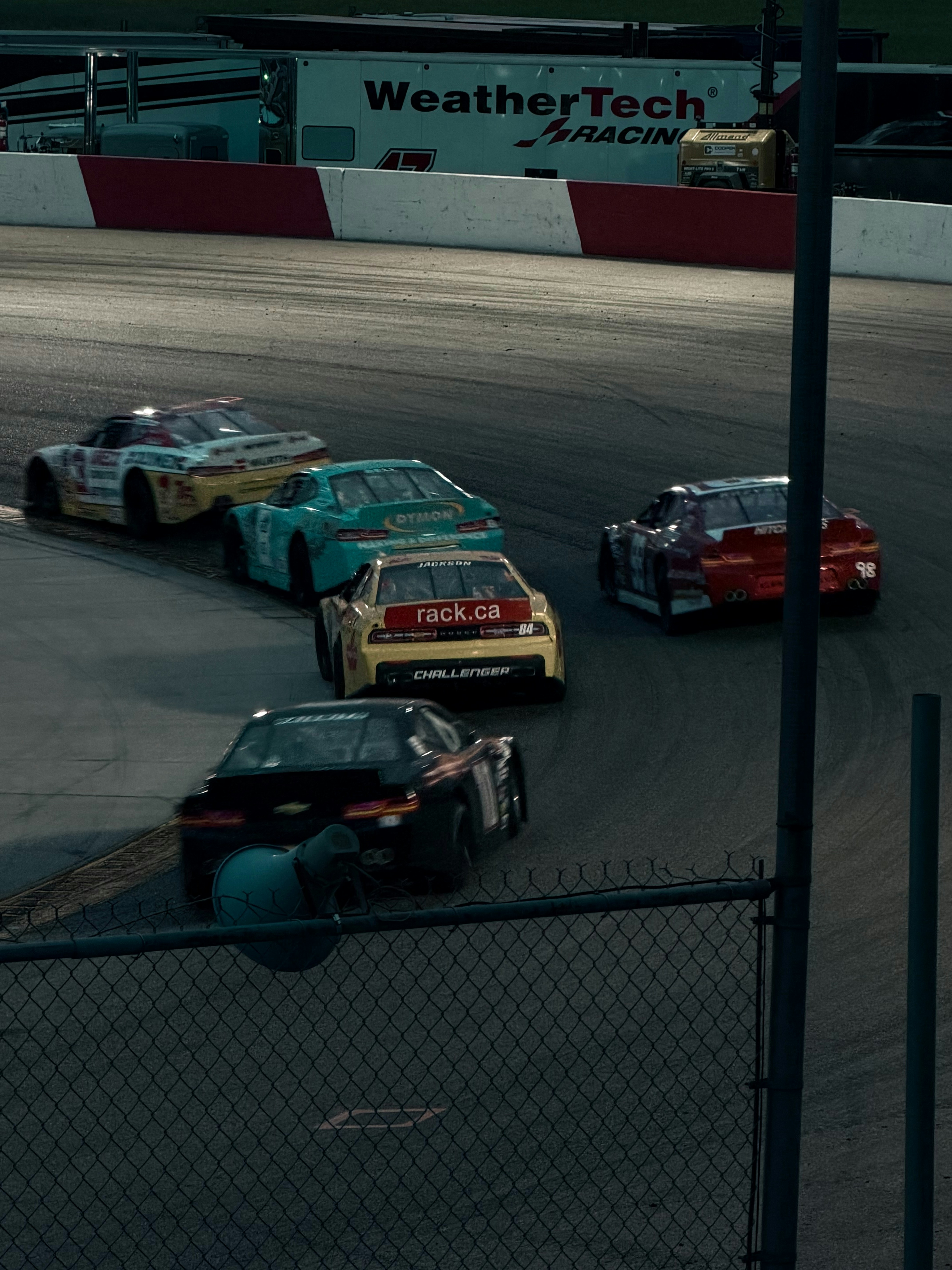 Chase Through the Curve: Racing Machines Hug the Track