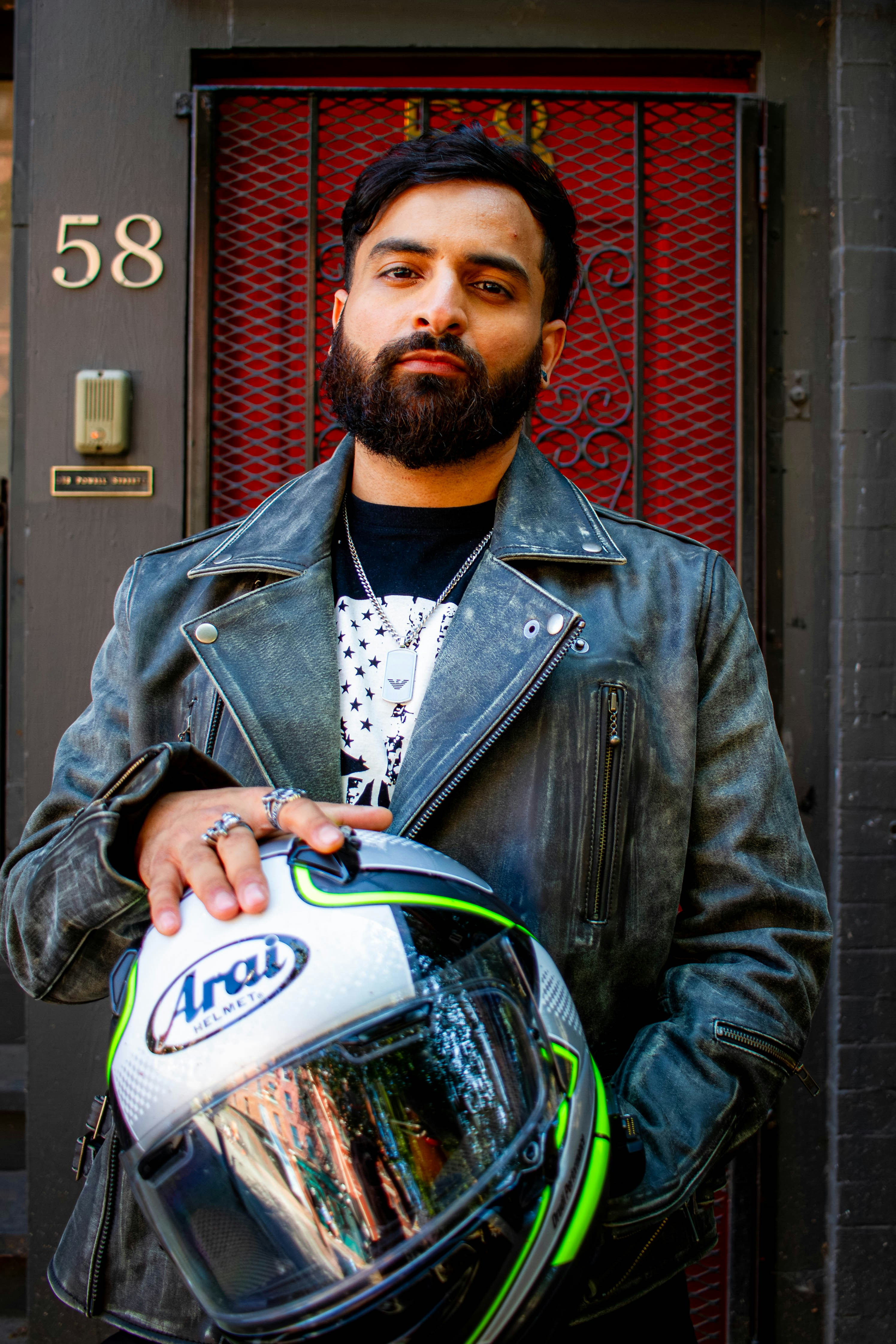 Portrait on the Threshold: A Moto-meteor with a Leather Edge