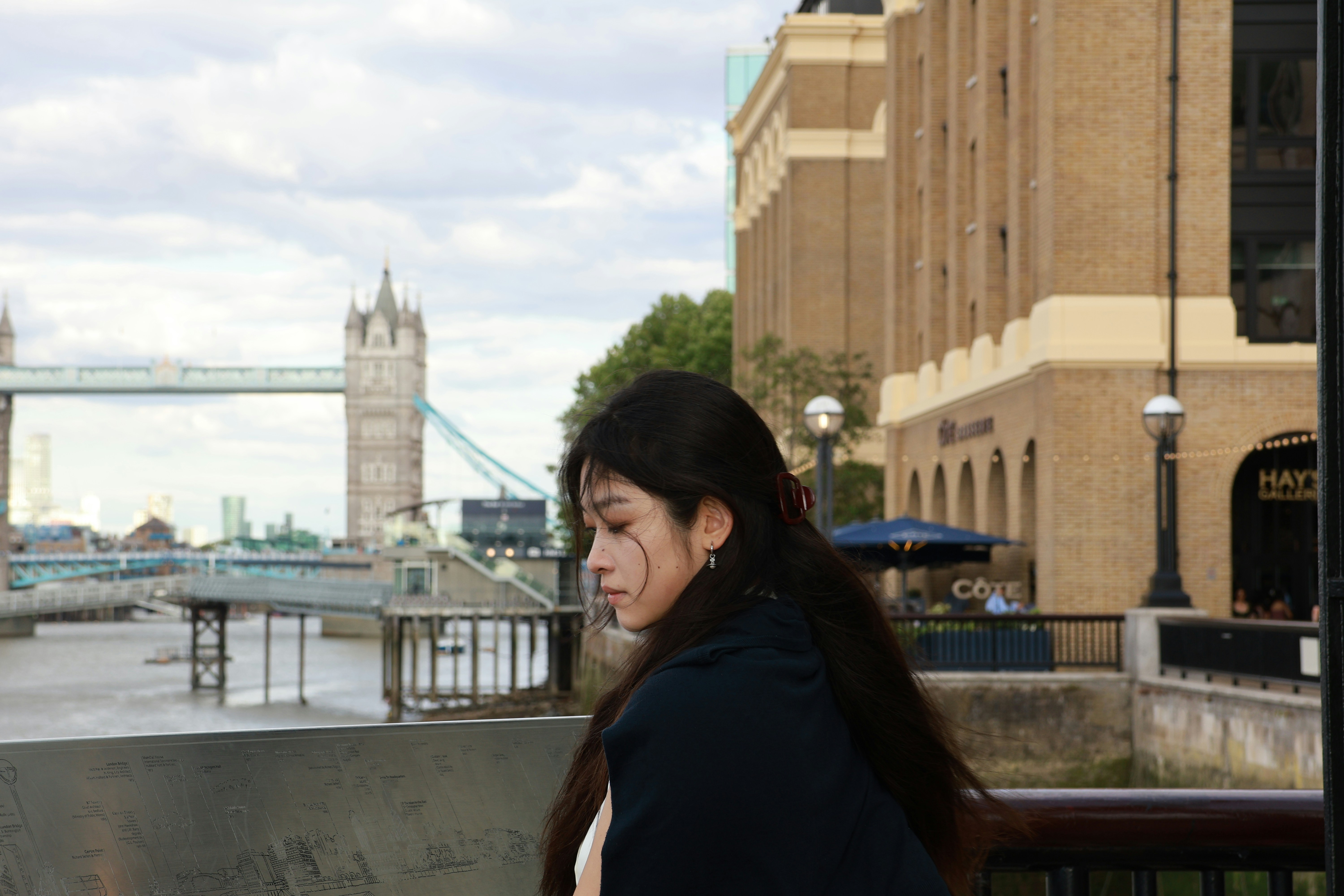Portrait by the Thames: a quiet profile near Tower Bridge