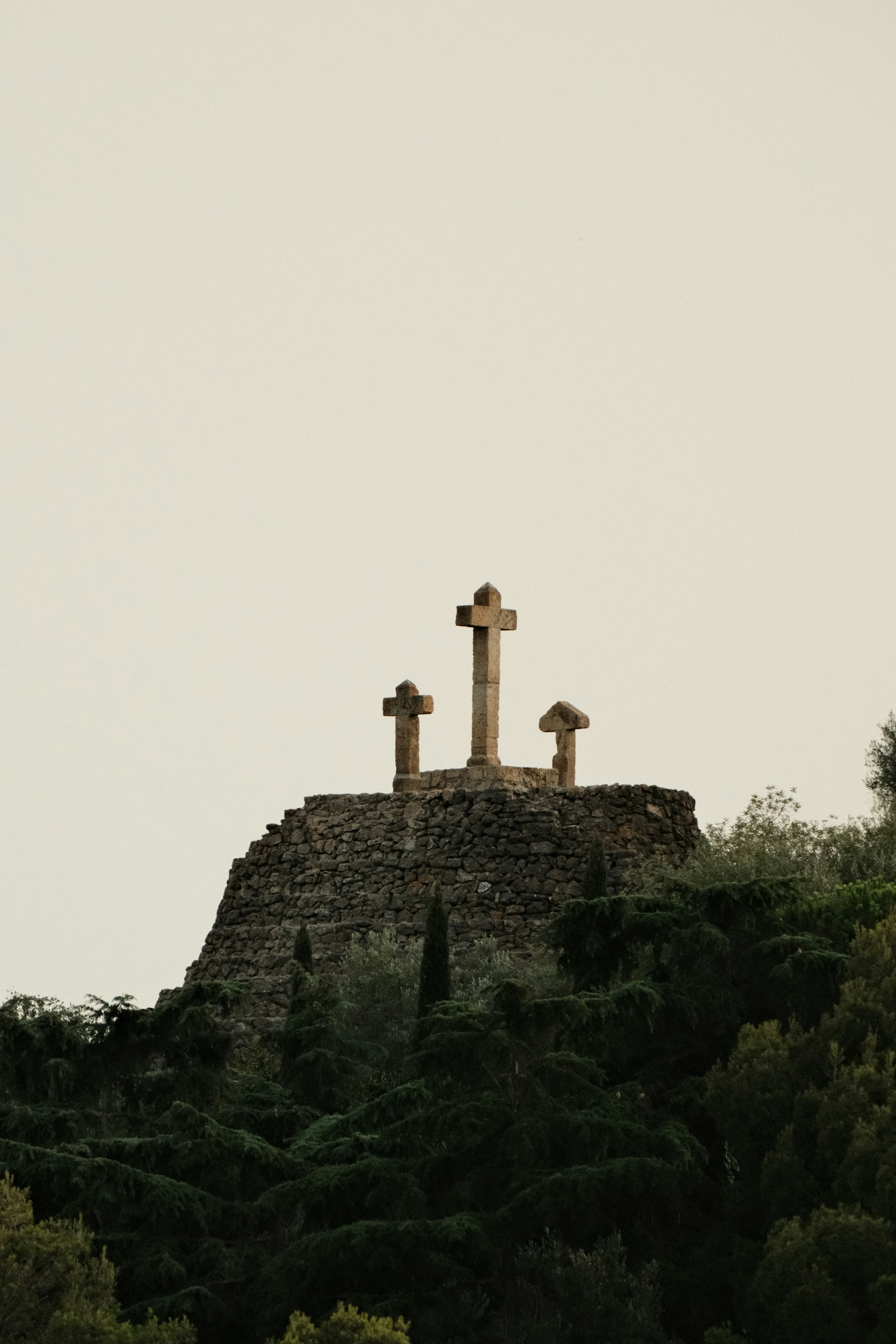 Stone Crosses on the Hilltop