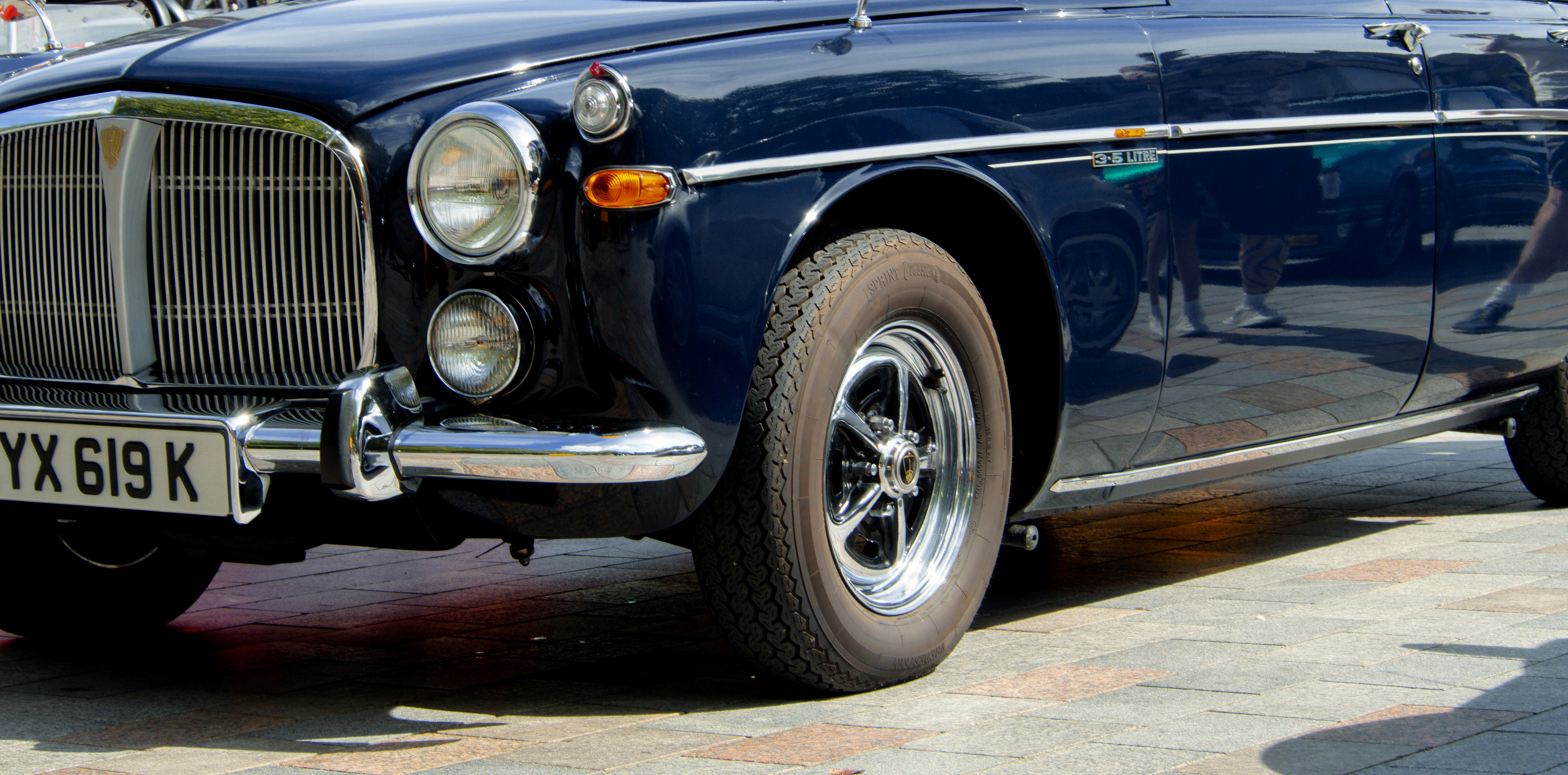 Blue Classic Car
