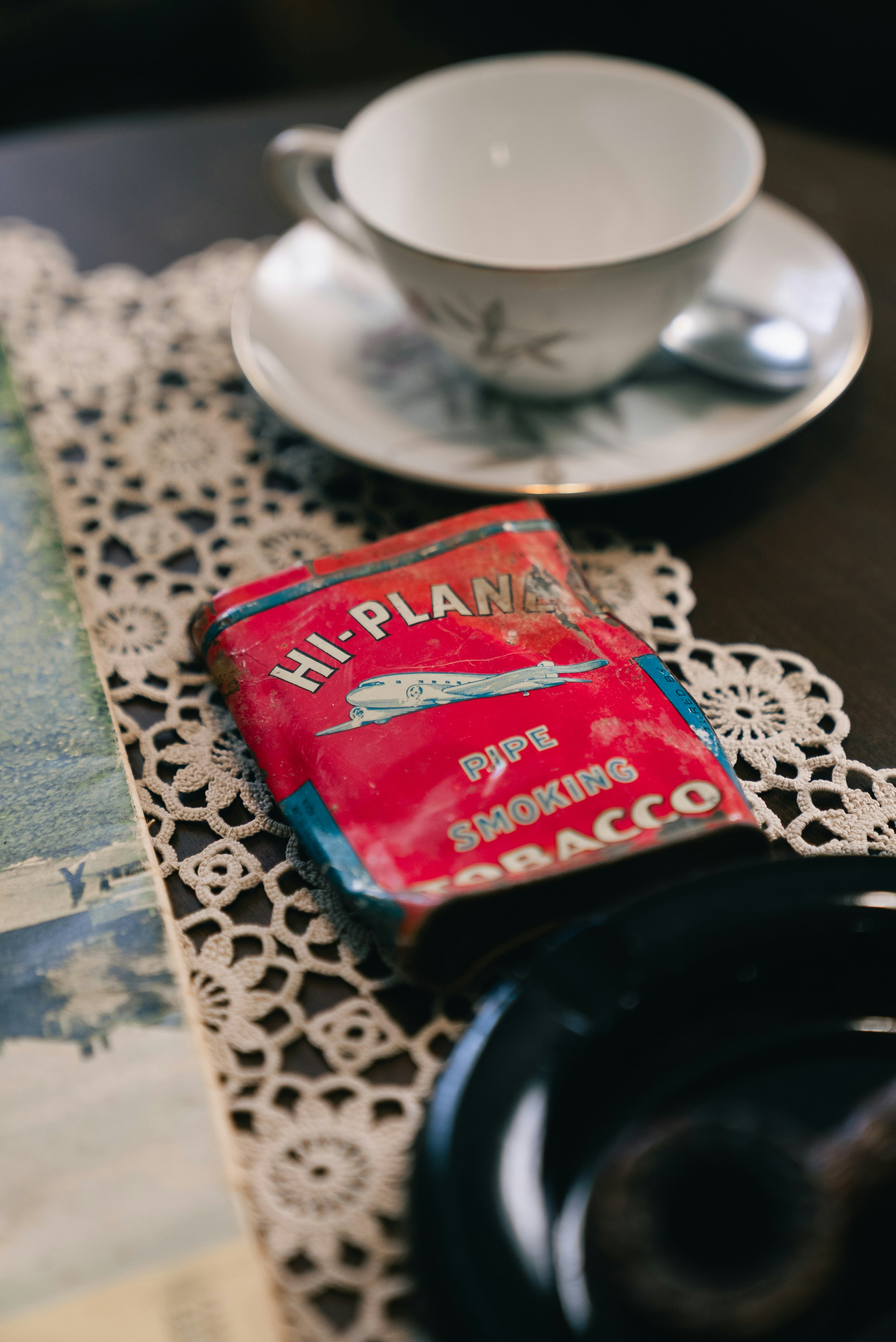 Hi-Planed Tobacco: A Quiet Corner with Teacup and Lace