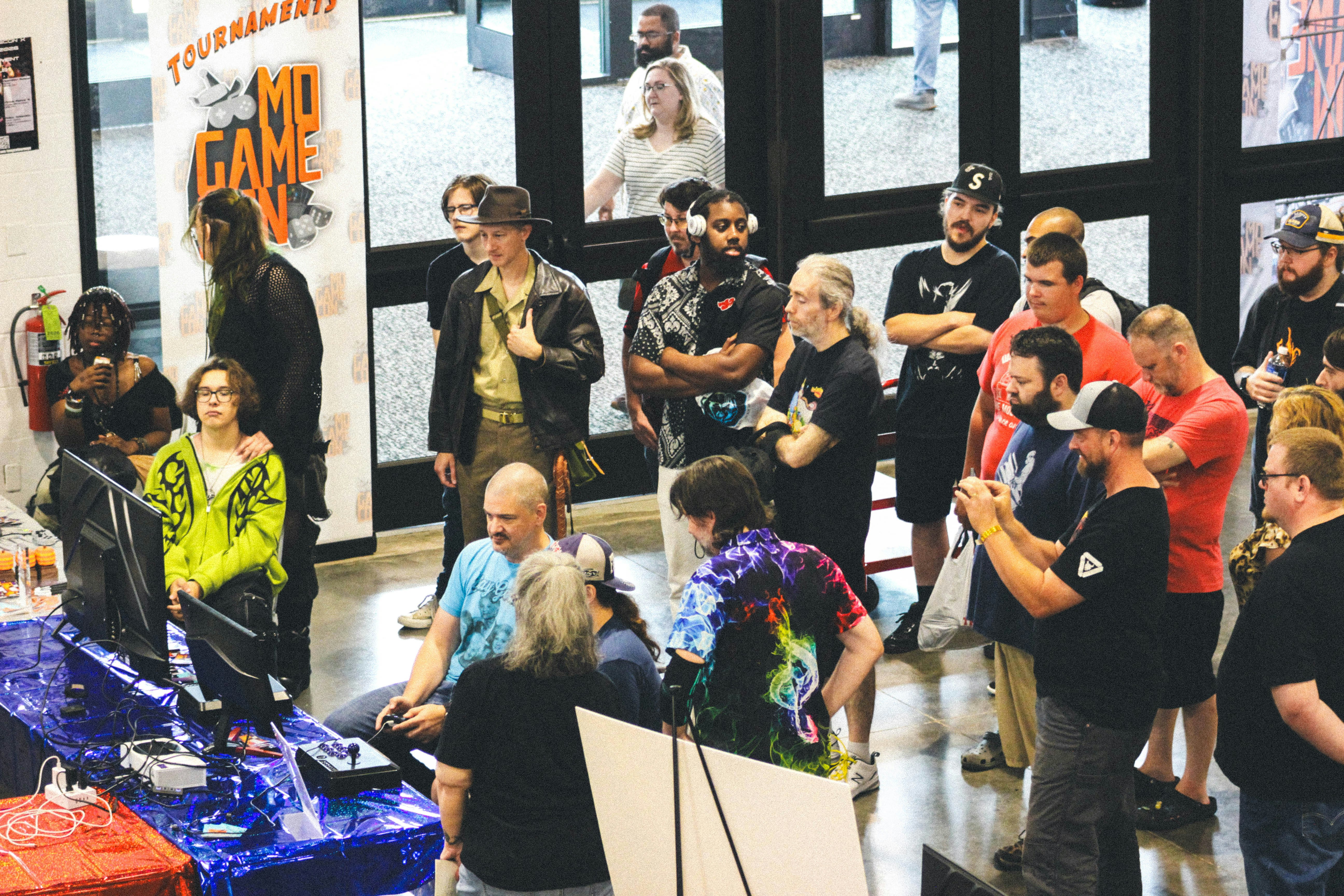 Crowd at a Gaming Convention: The Stage of Shared Hype