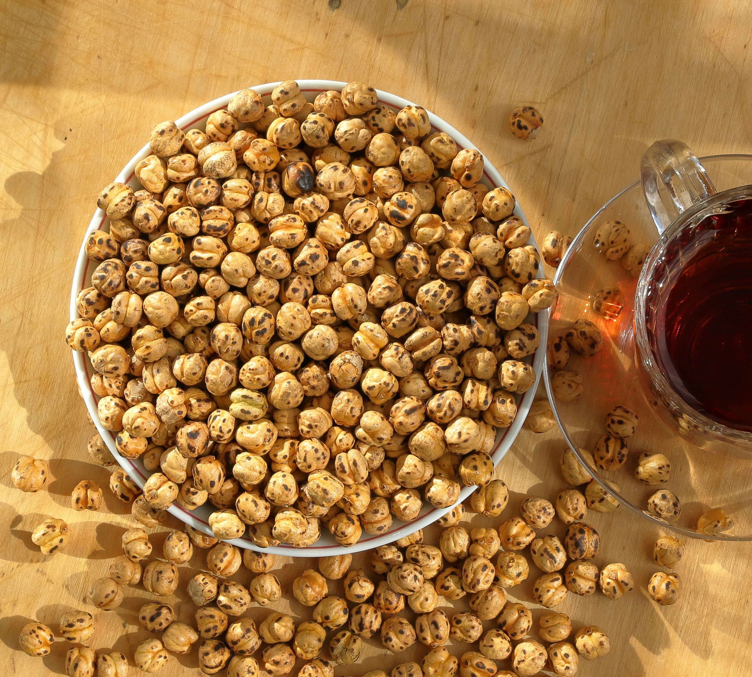 A Bowl of Toasted Pearls and Tea