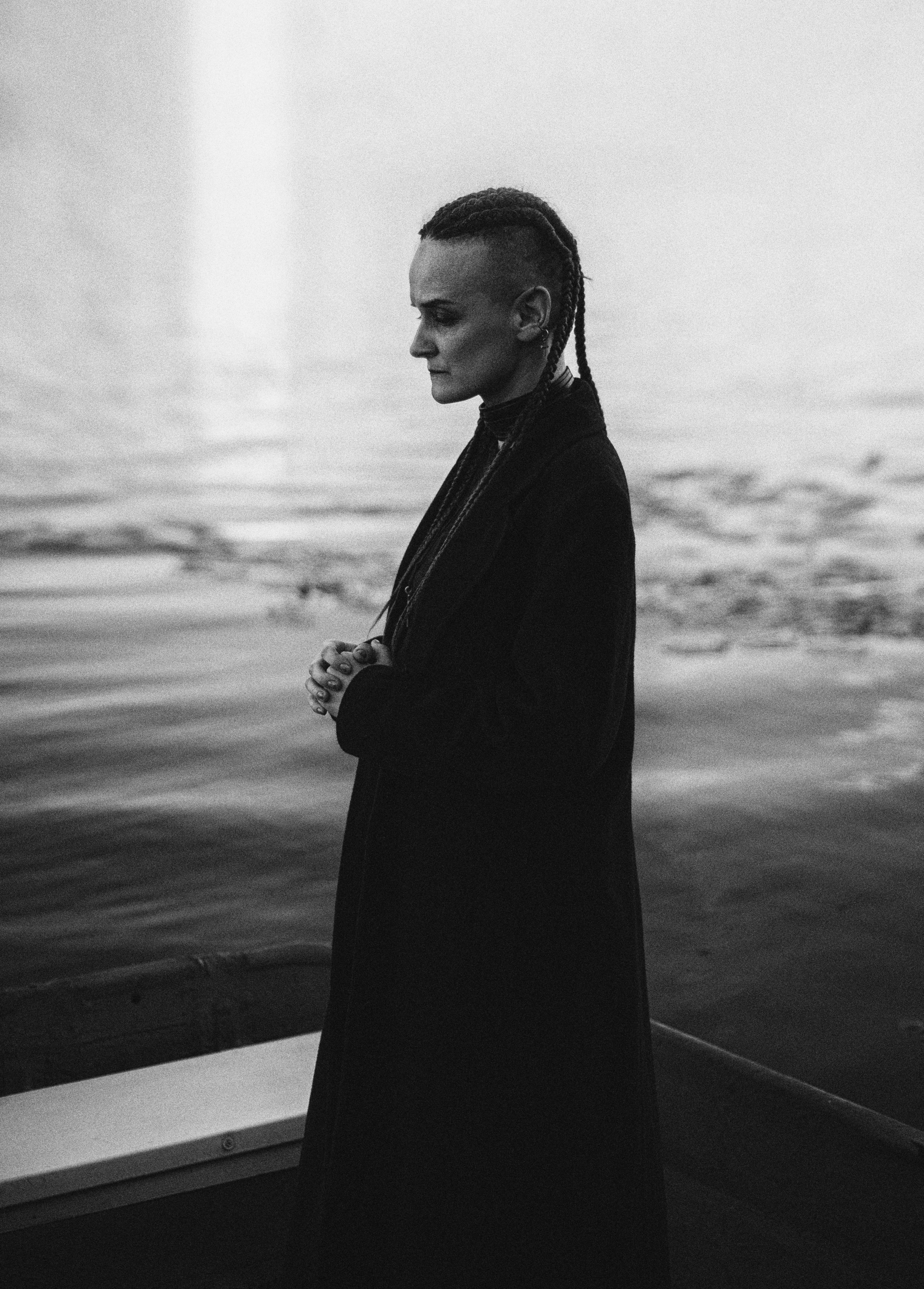 Quiet Contemplation by the Water