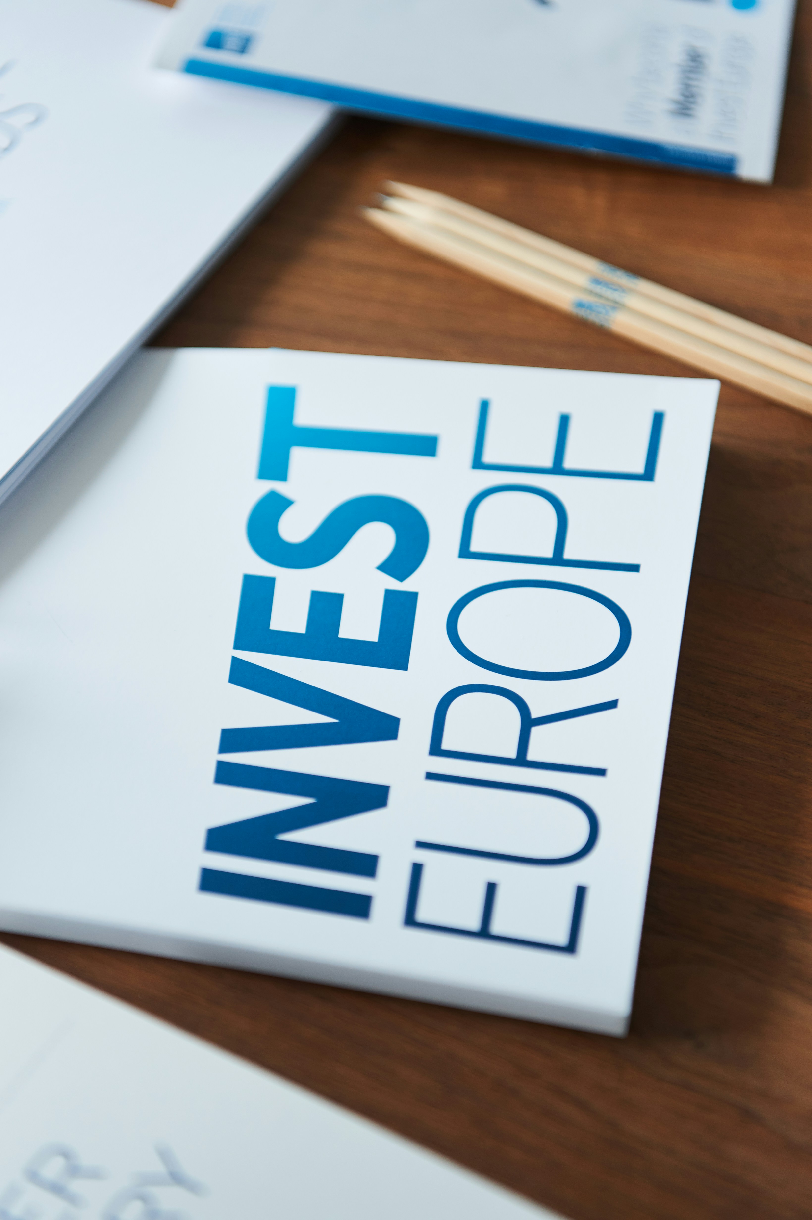 Ink, Paper, and Intent: A Desk-Side Moment with 'Invest EUROPE' Memoranda