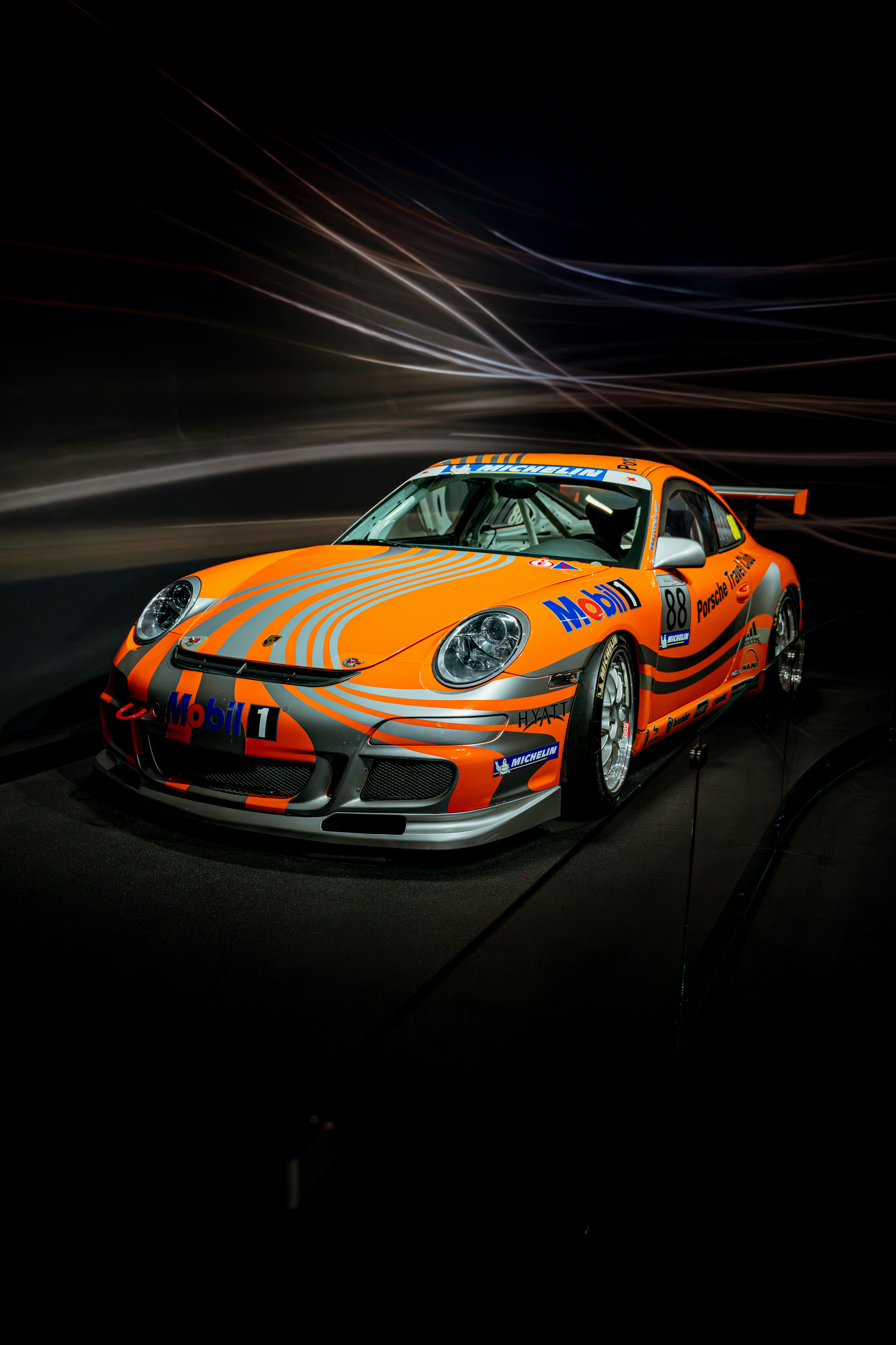 Orange Thunder: Porsche Raids the Night