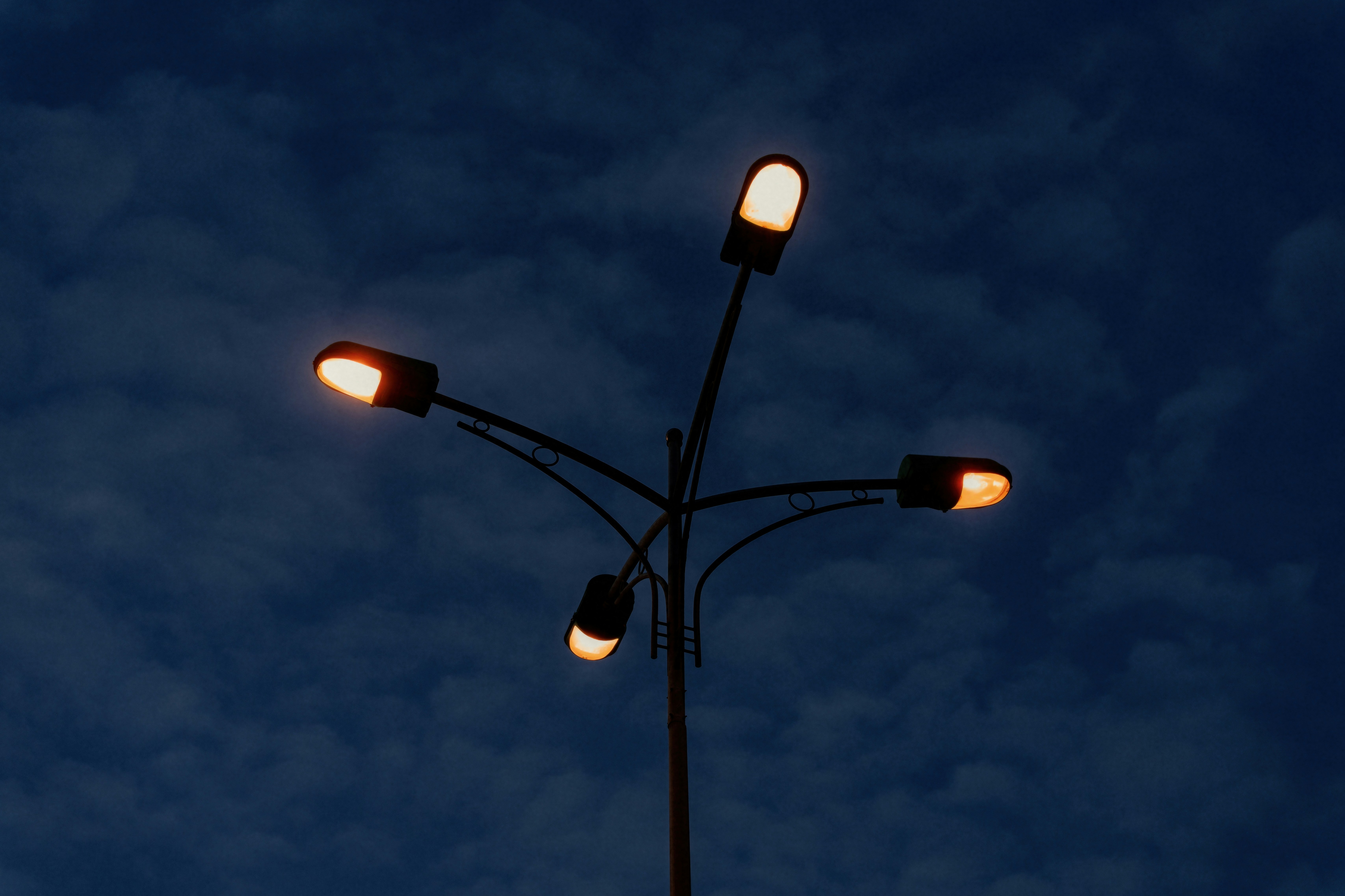 Midnight Lanterns: A Quiet Constellation of Streetlights