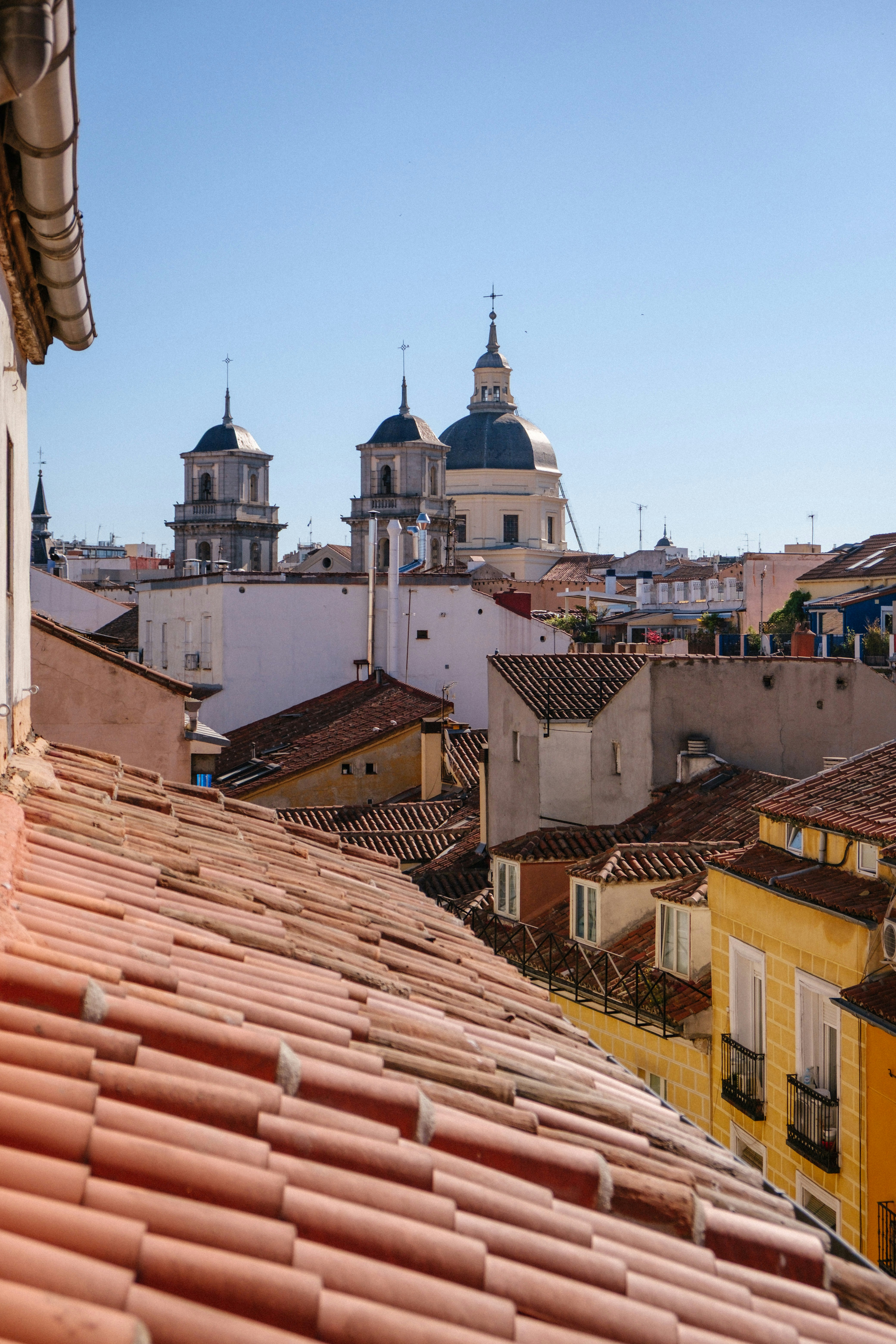 Terracotta Rooftops toward a Baroque Sky