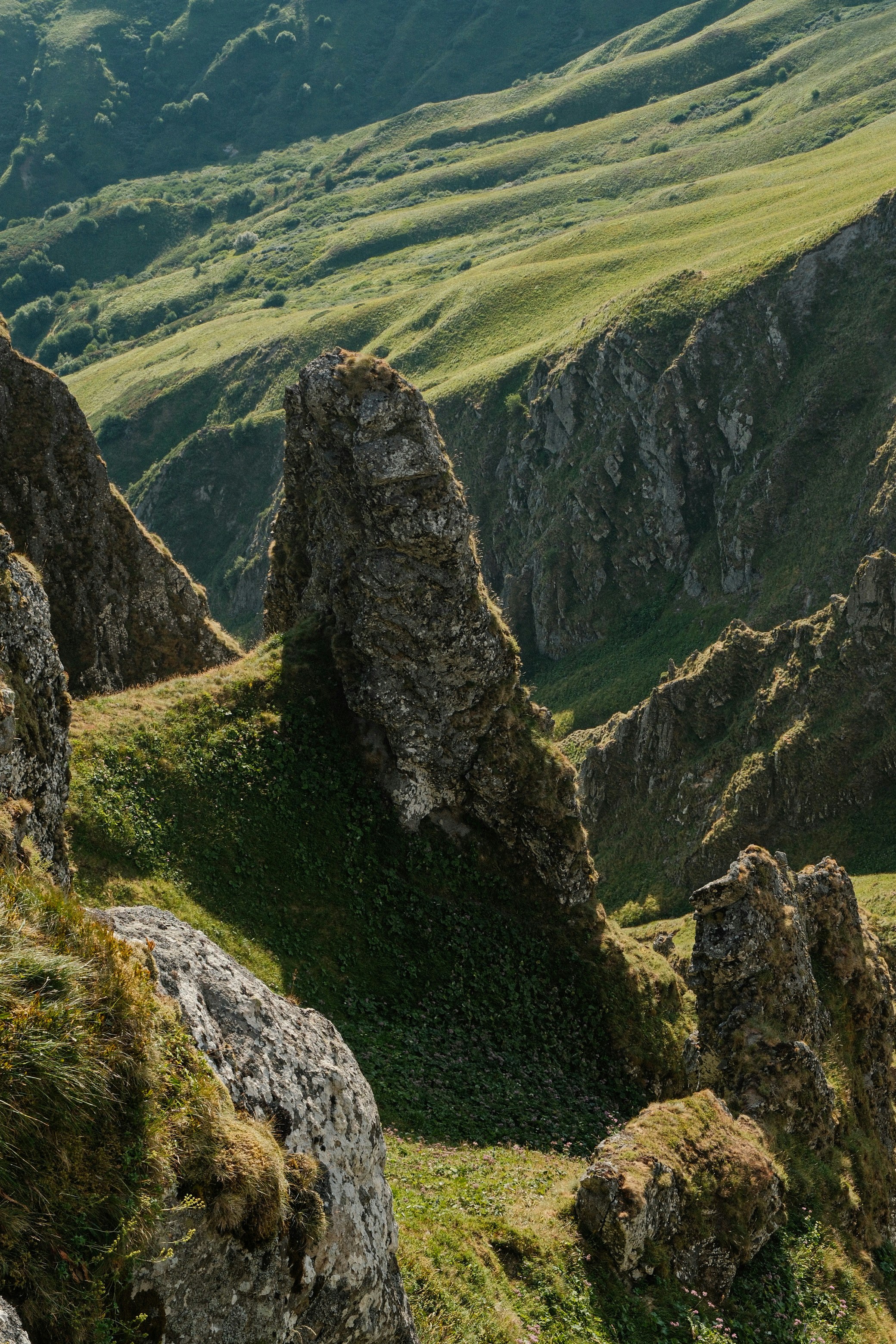 Tors of Time: Rugged Promontories Carved by Green Light