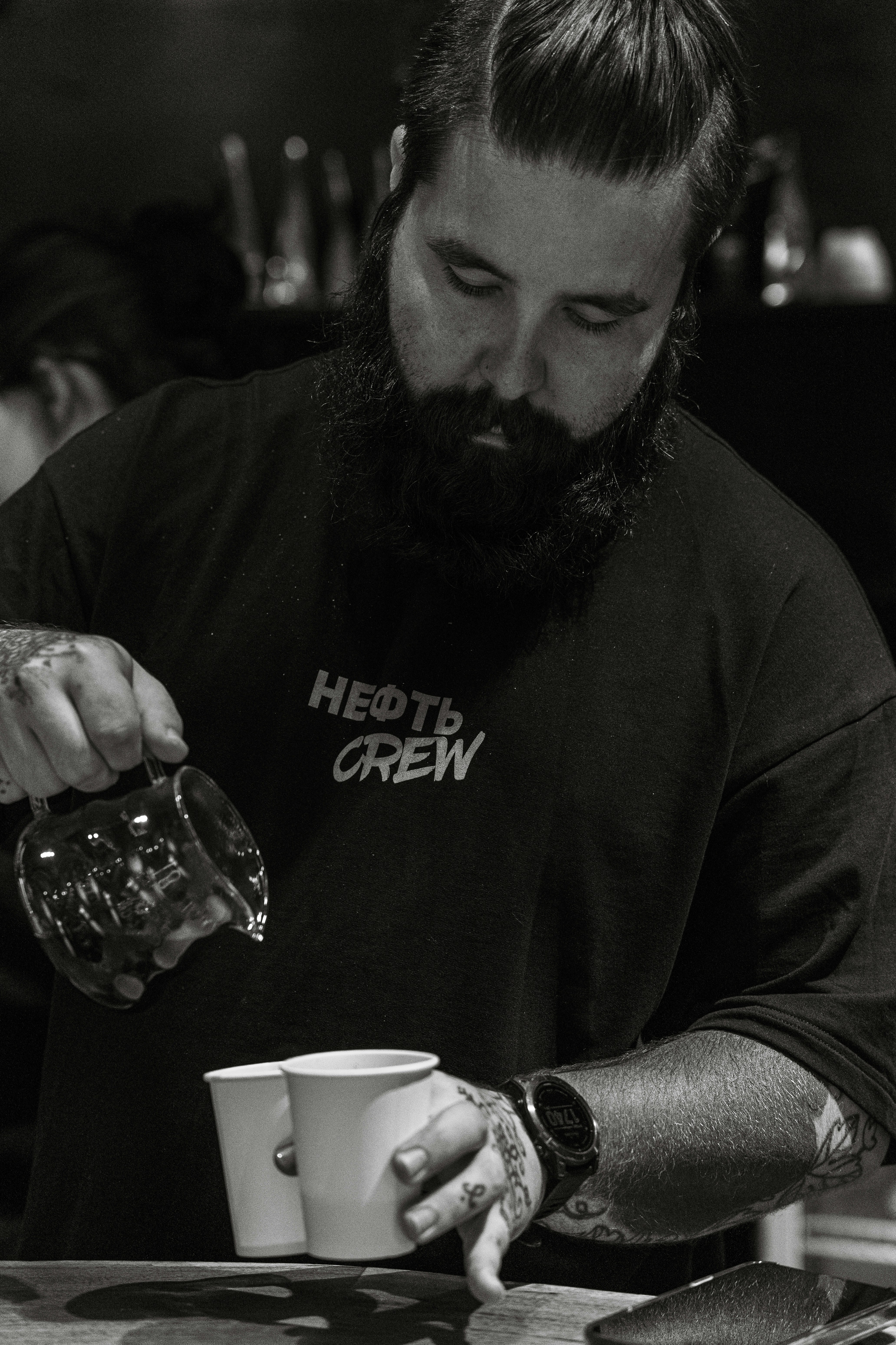 Pouring Focus: A Barista of Shadows