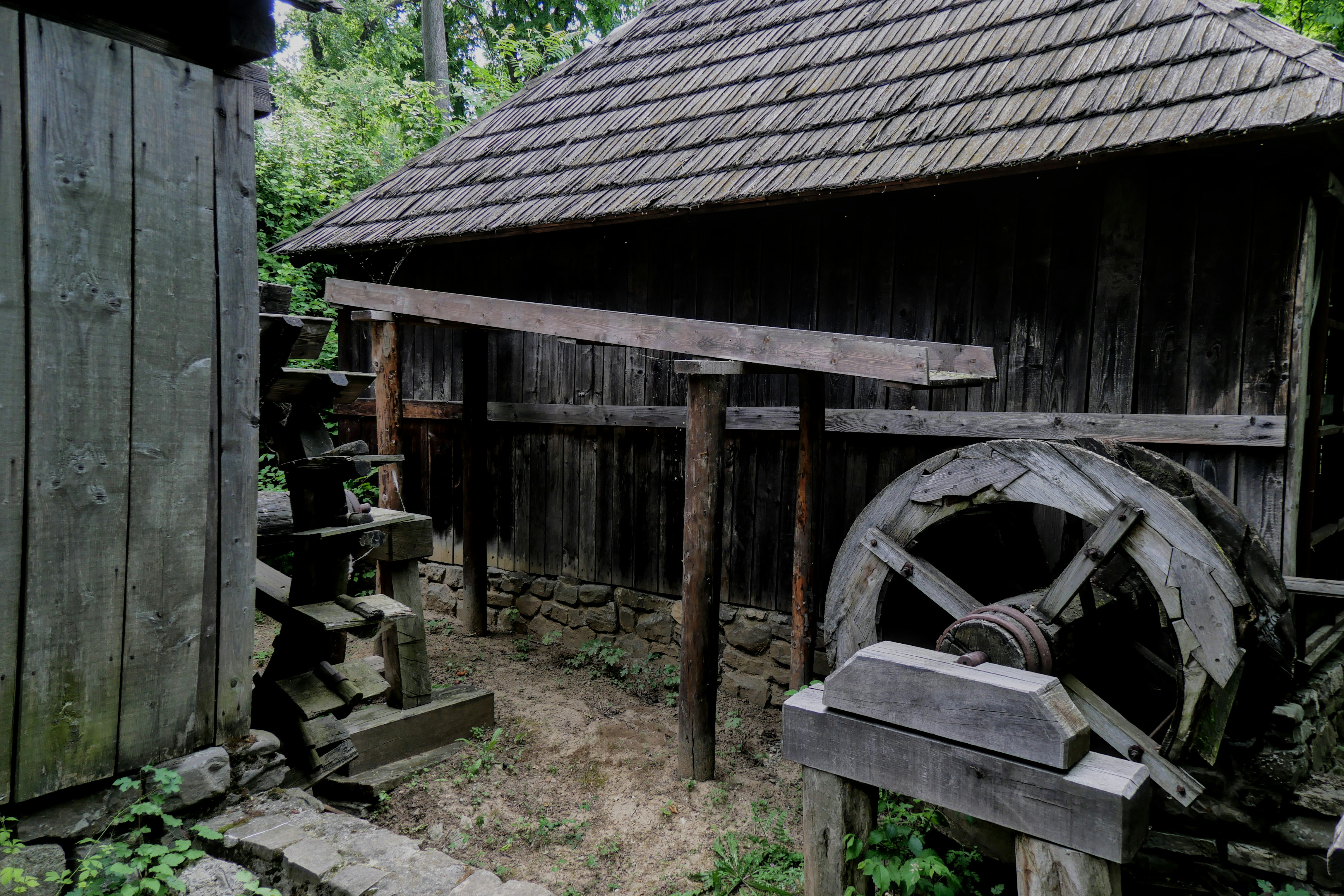 Old Mill and Weathered Workshop: Quiet Factory of Time