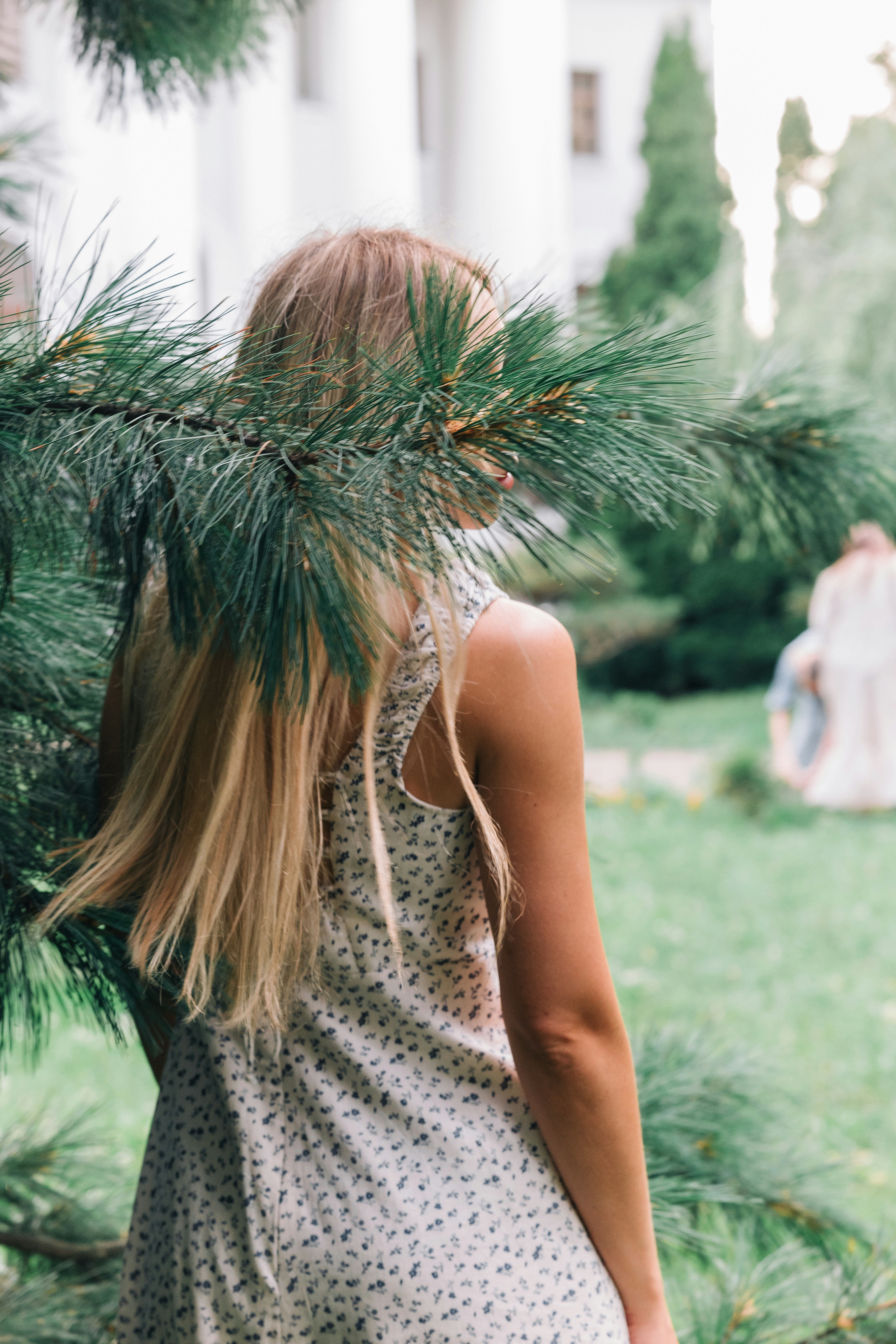 Hidden Portrait: A Woman in a Garden Frame