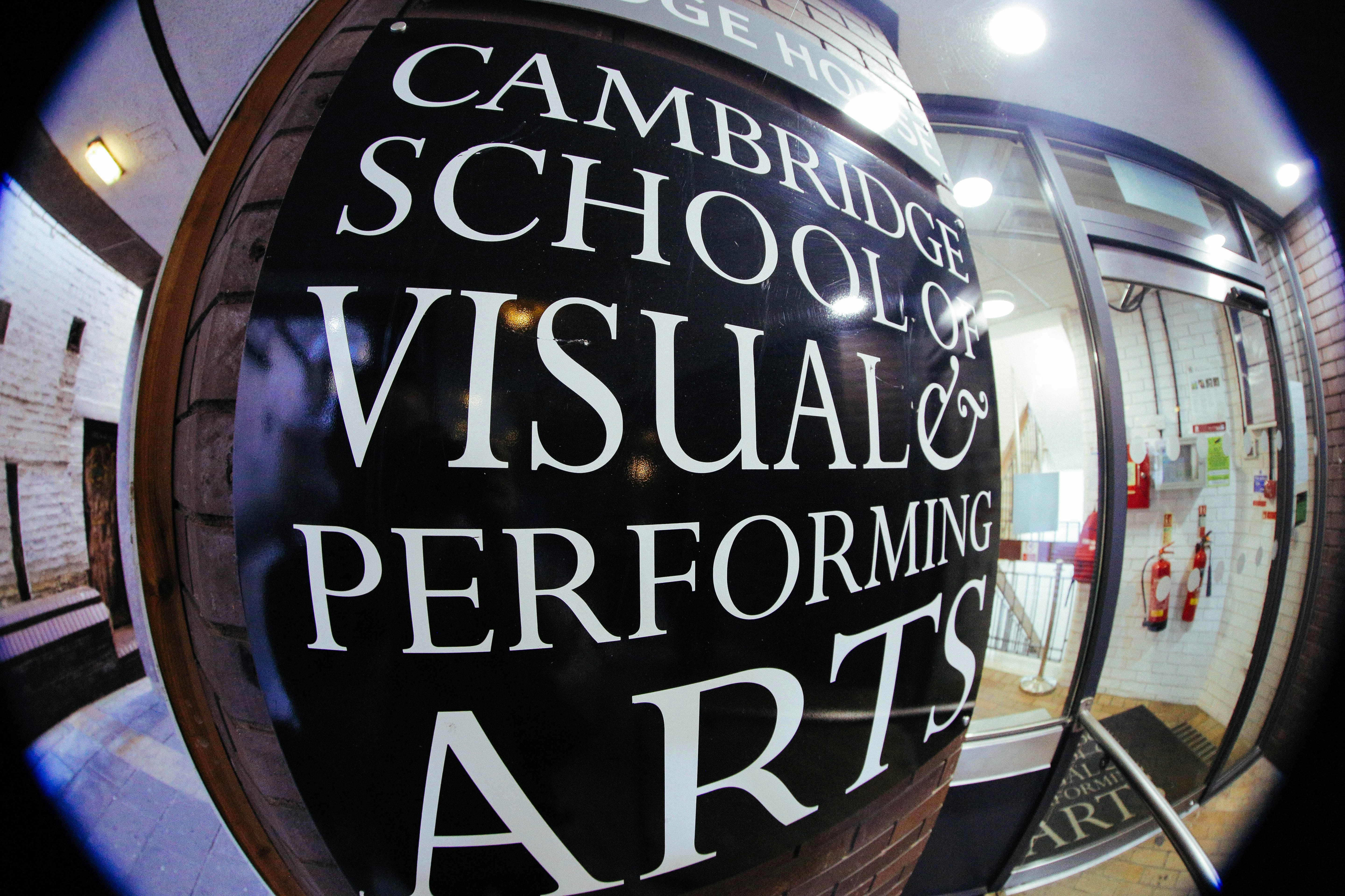 Curved Glassfront at Cambridge School of Visual & Performing Arts