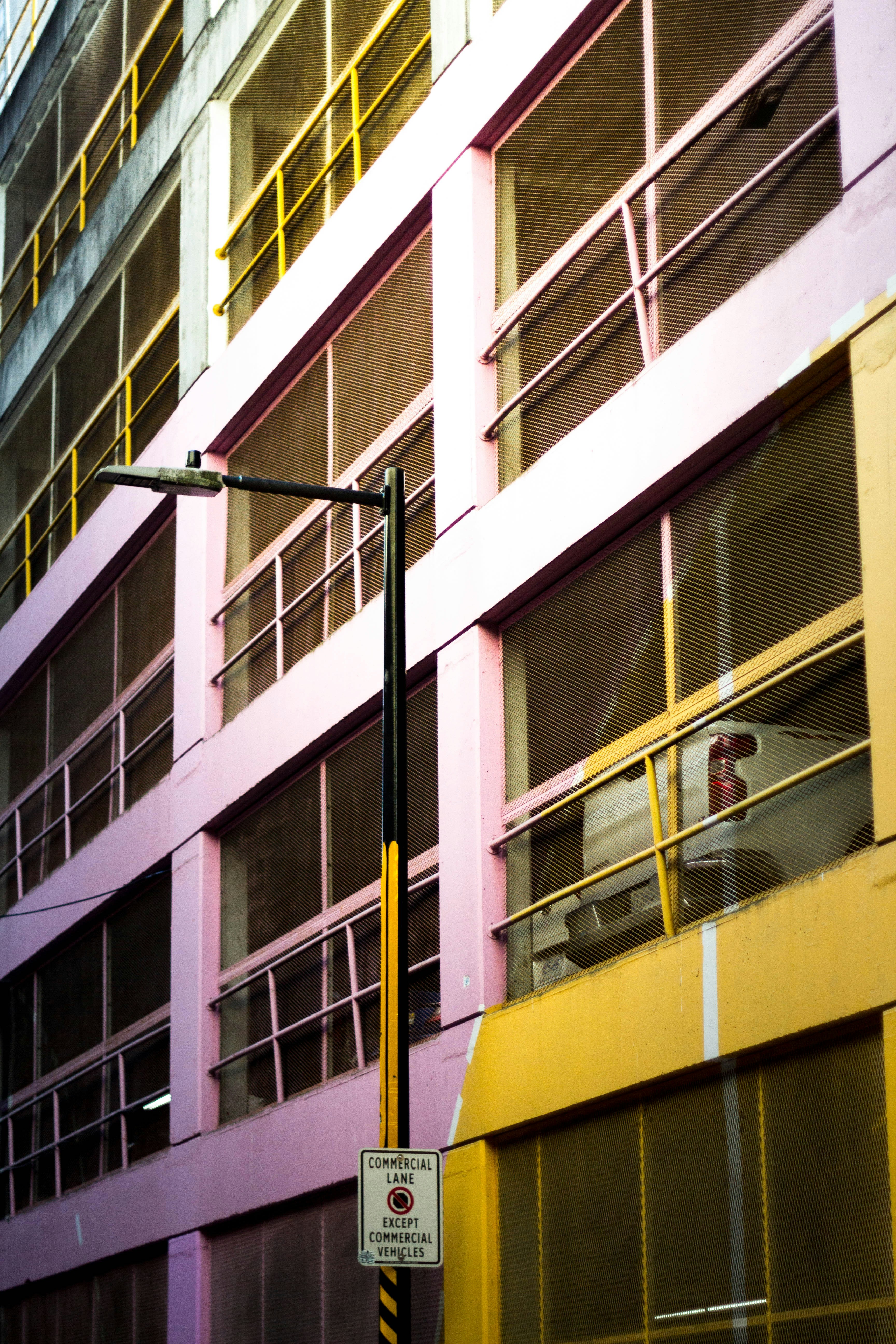 Colorful Facade Geometry of a Modernist Office Block