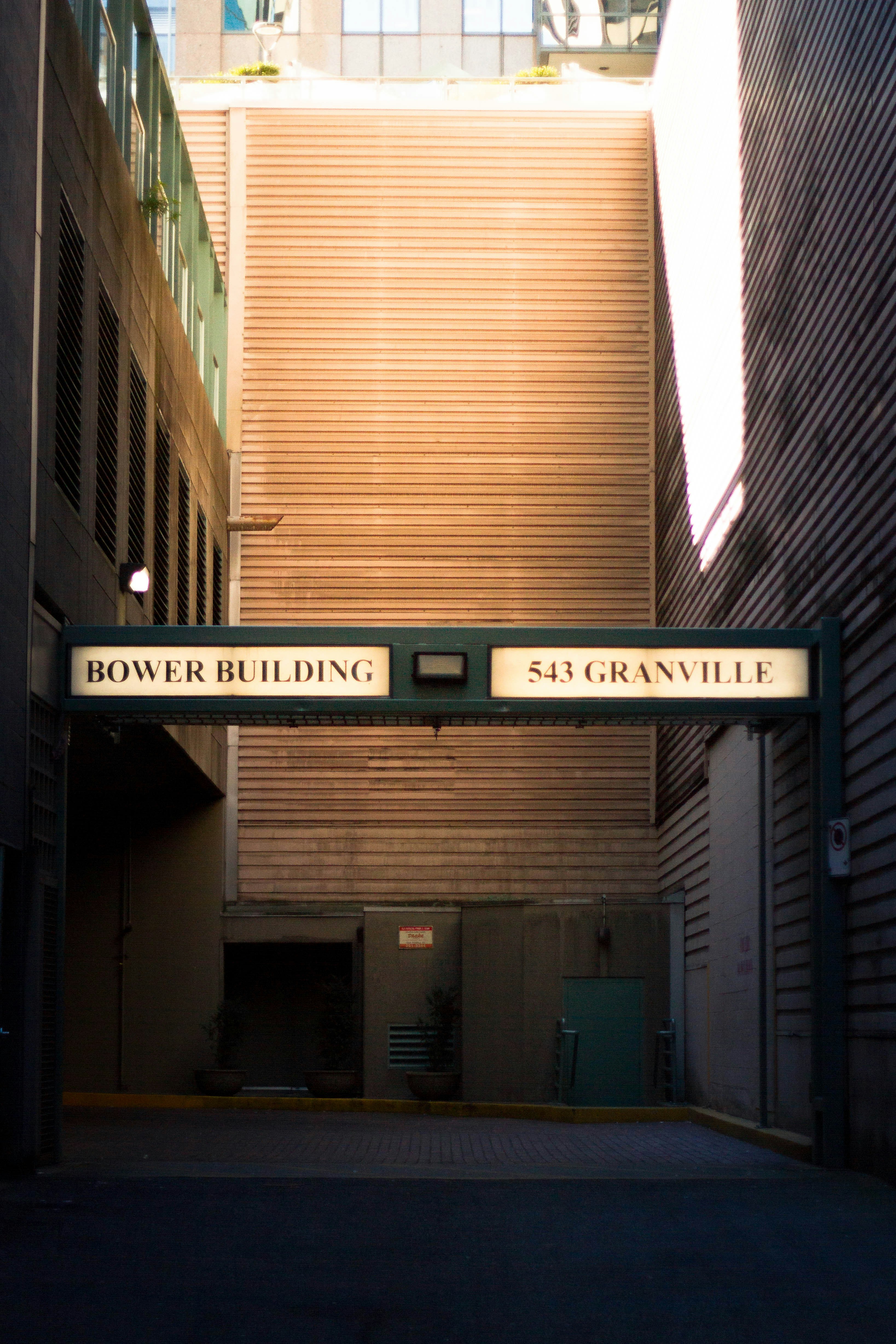Archway to an Urban Silence: Bower Building Corridor