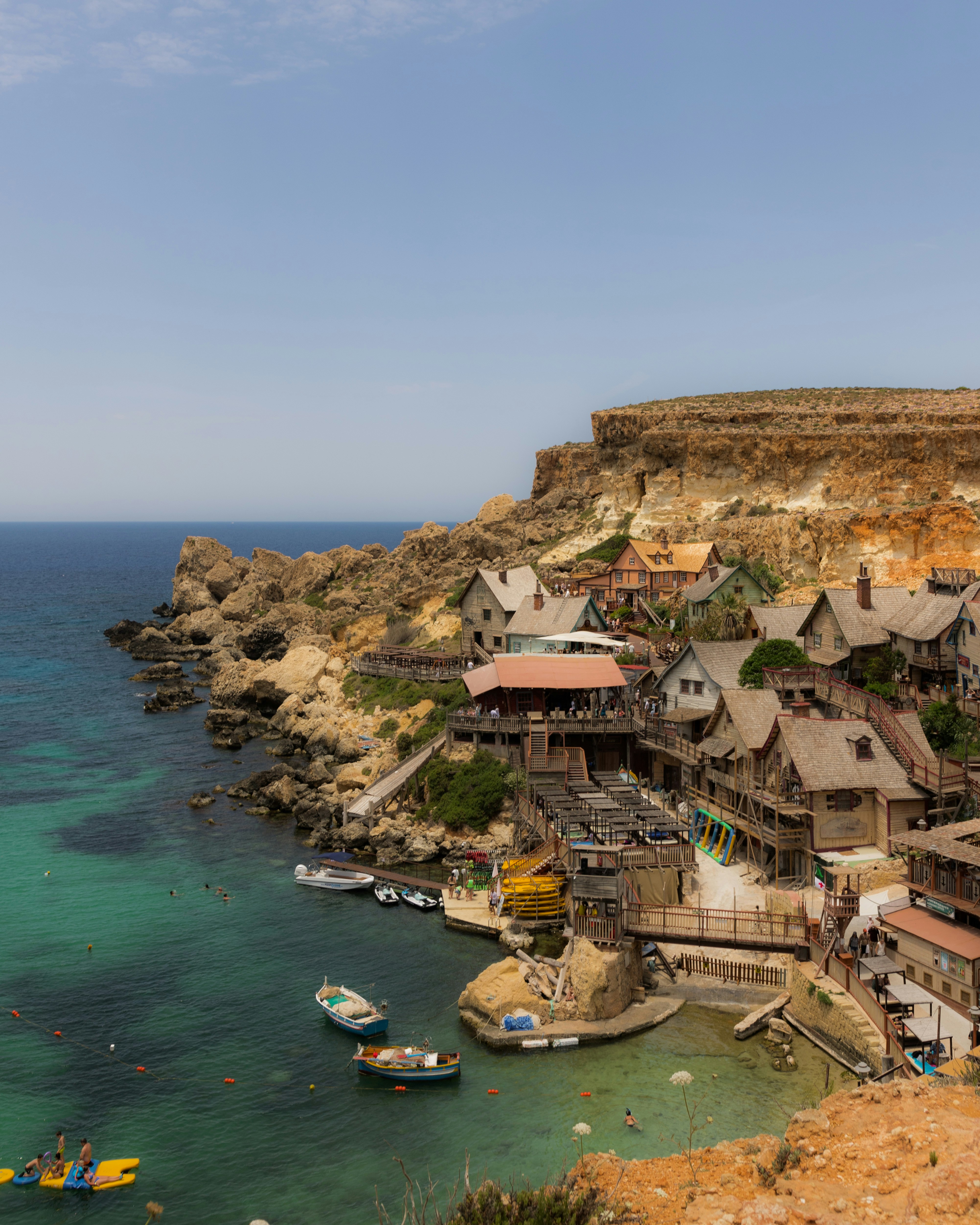 Clifftop Village by Turquoise Waters