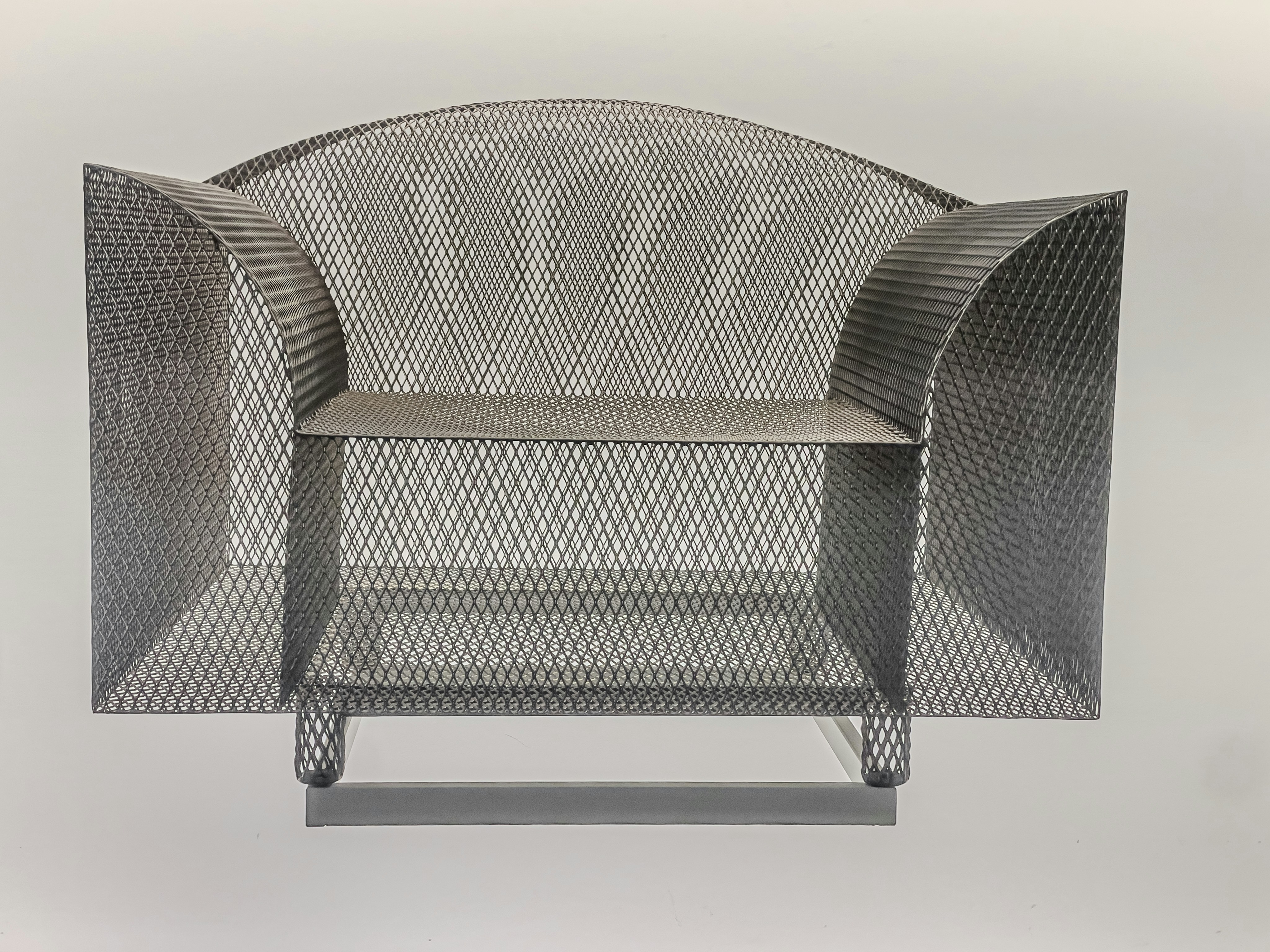 Wireframe Recliner: A Geometric Study in Negative Space