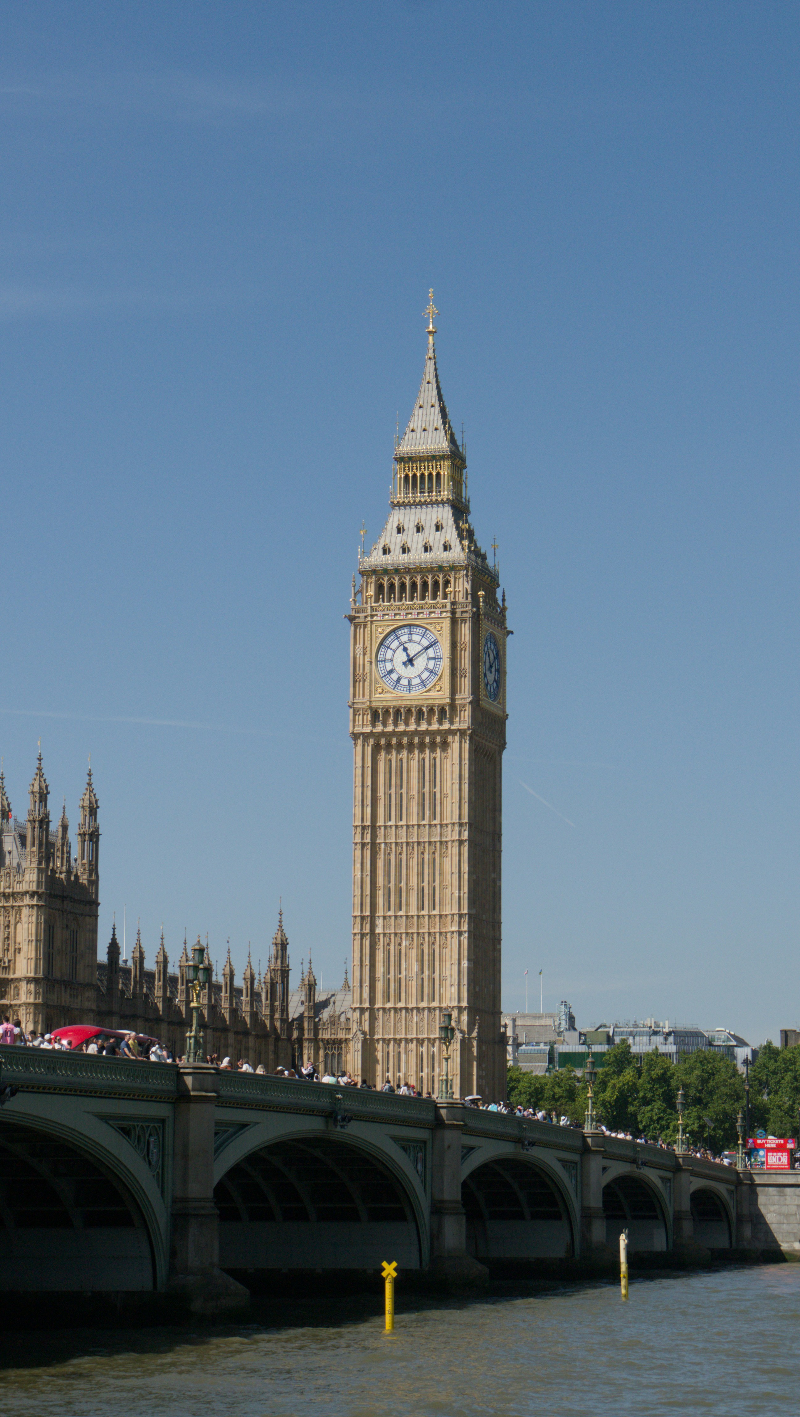 Clock Tower in Westminster: Timeless Spire Above the Thames