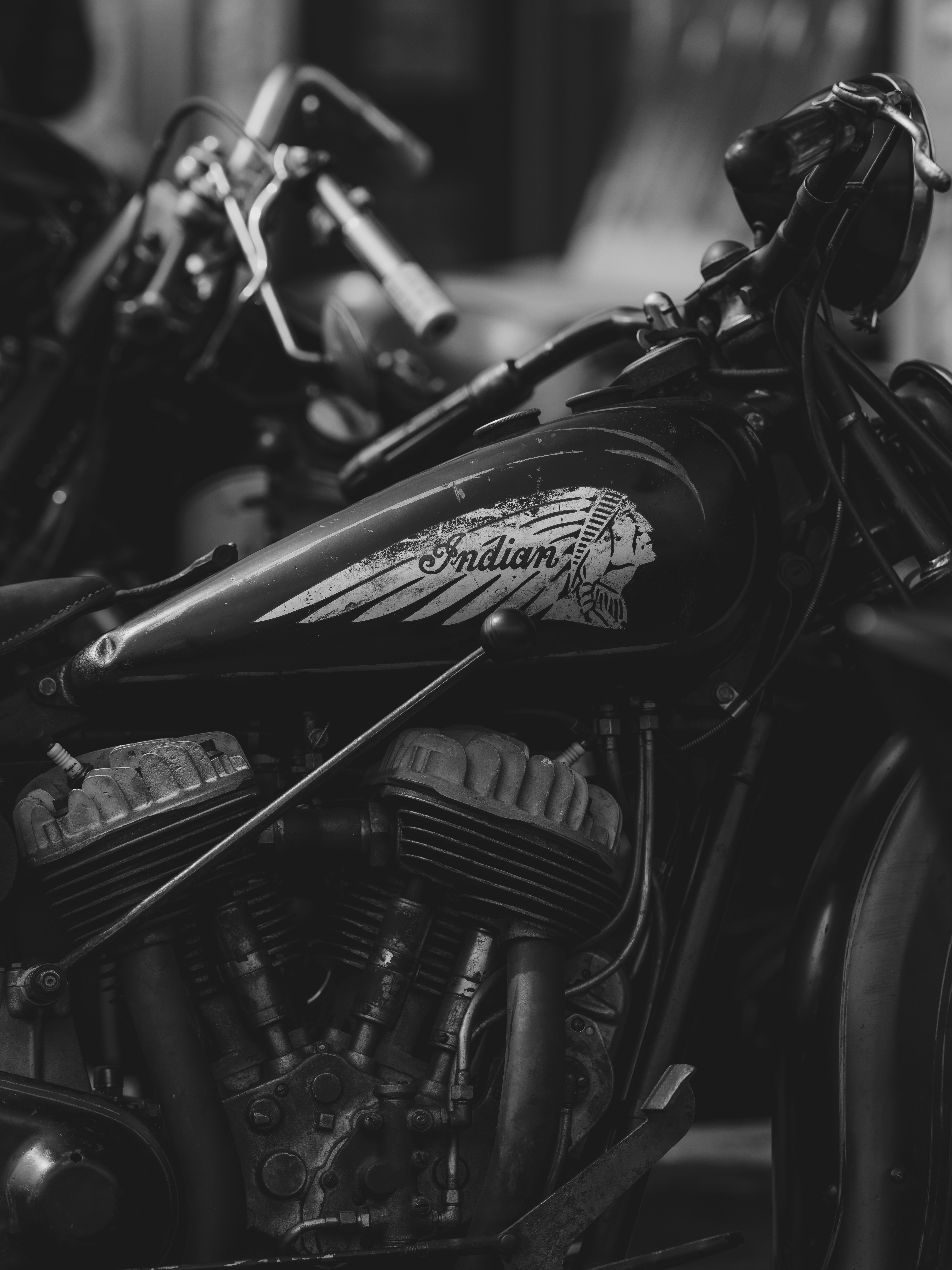 Midnight Iron: The Indian Scout Embraced by Chrome