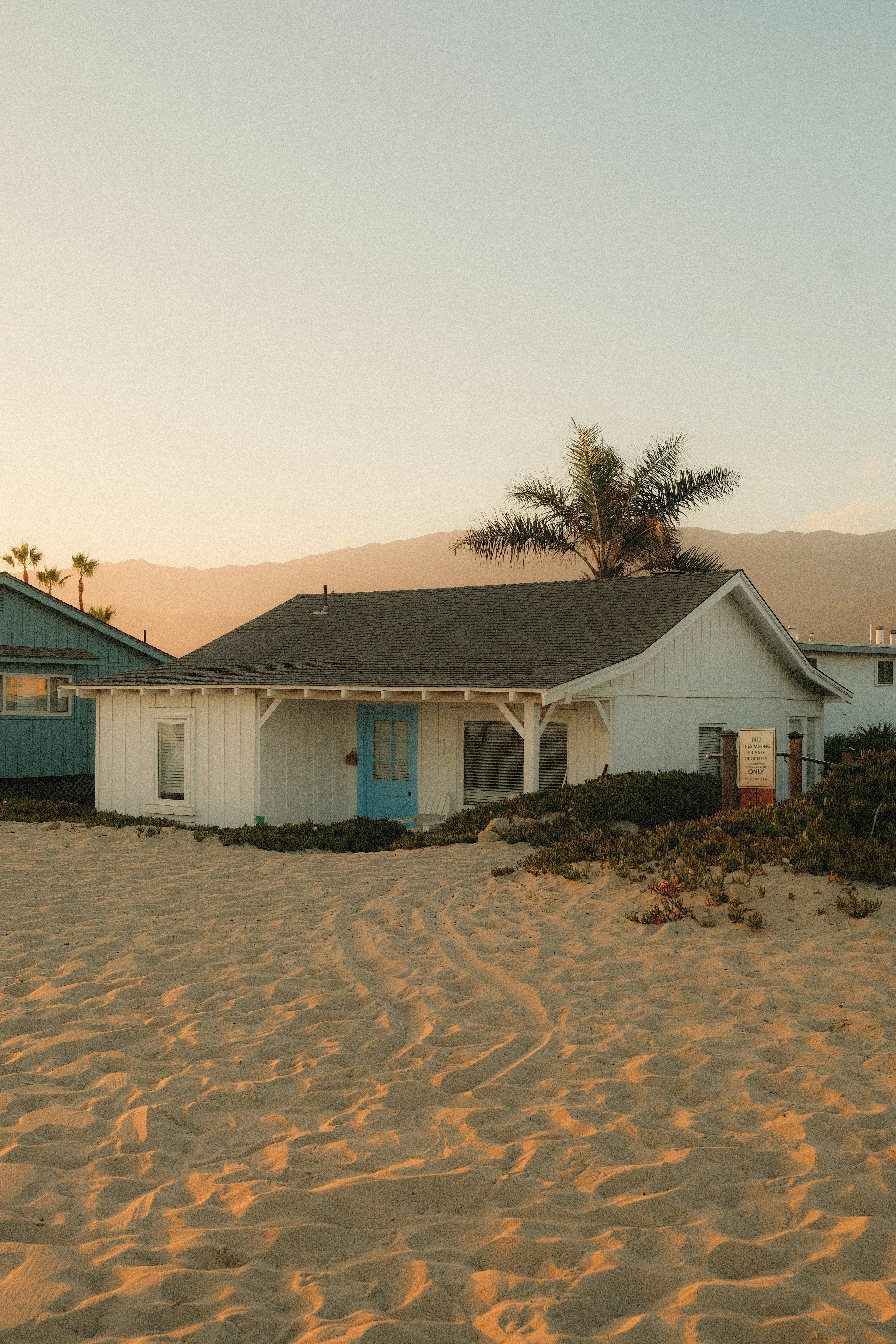 Coastal Cottage at Golden Hour